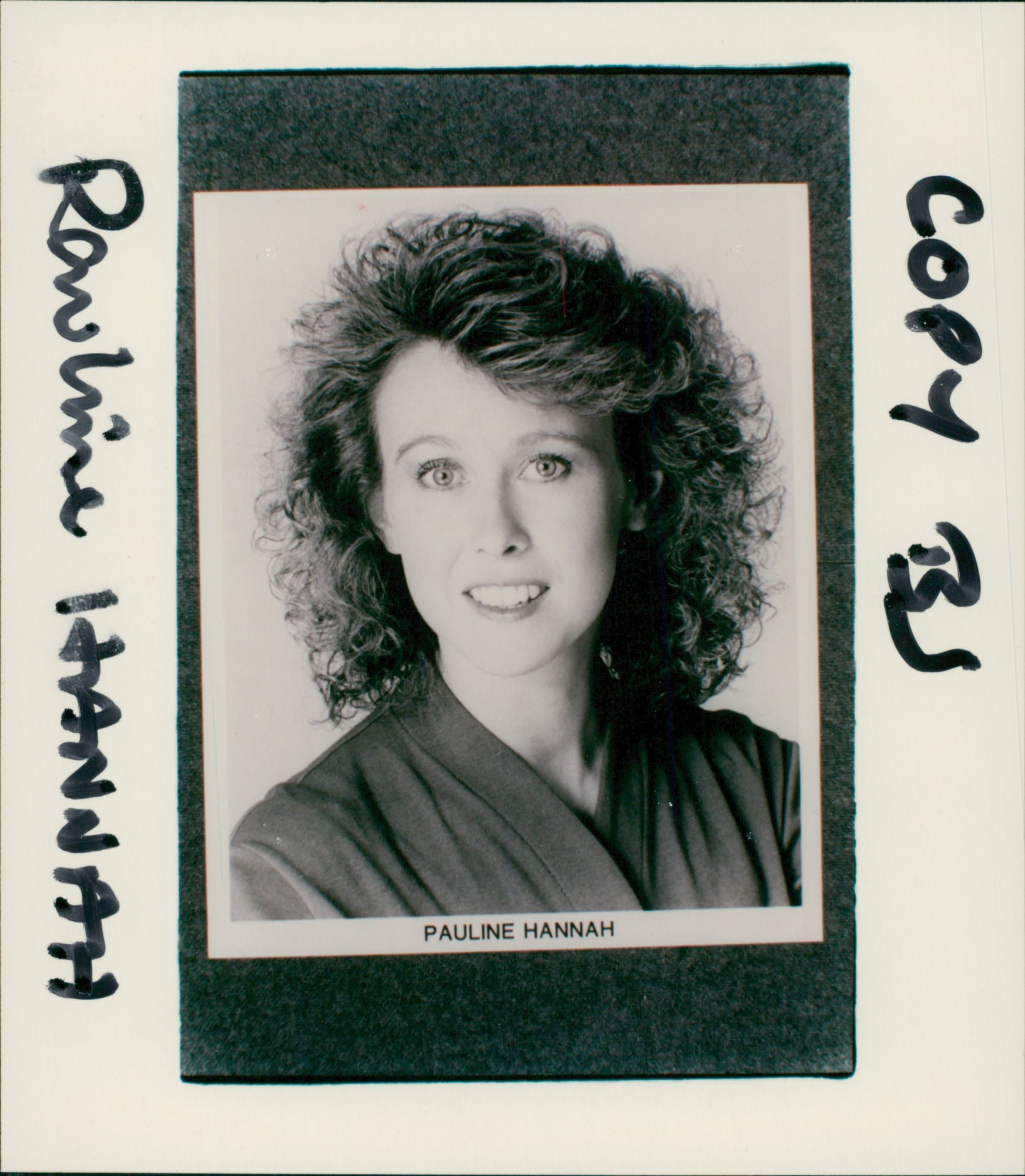 Actress Pauline Hannah - Vintage Photograph