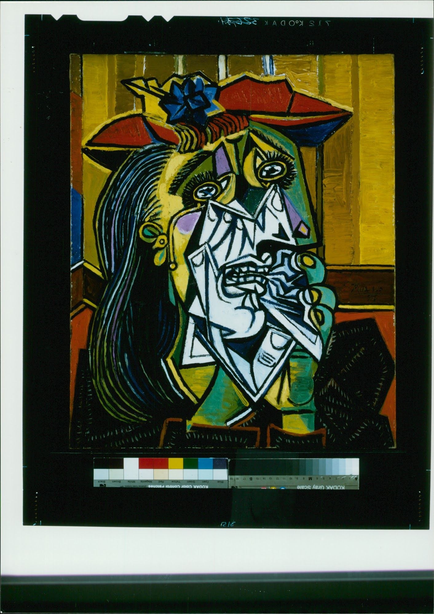 Works of Pablo Picasso: The Weeping Woman. - Vintage Photograph