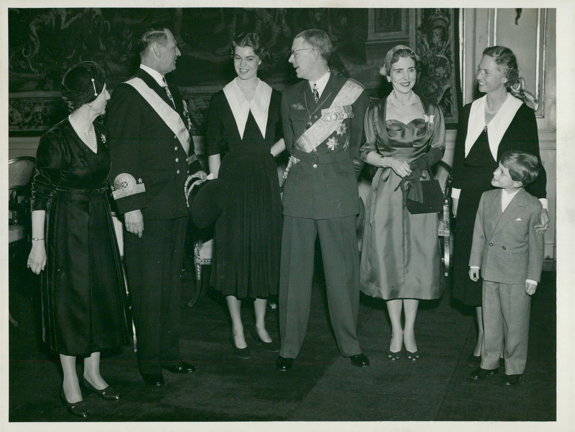 Queen Louise, King Frederick of Denmark, Princess Margaretha, King Gus