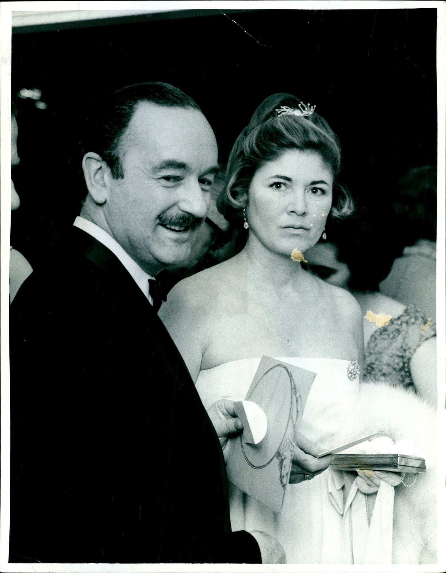 Colonel Sir Tufton Beamish and his wife, Lady Beamish. - Vintage Photo