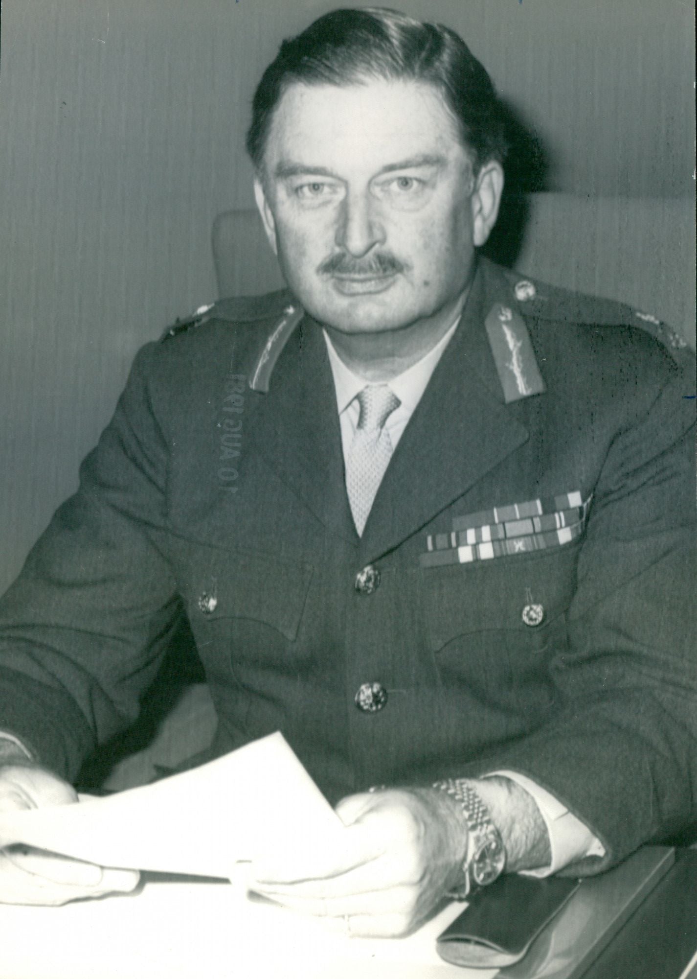 General T.M. Creasey - Vintage Photograph