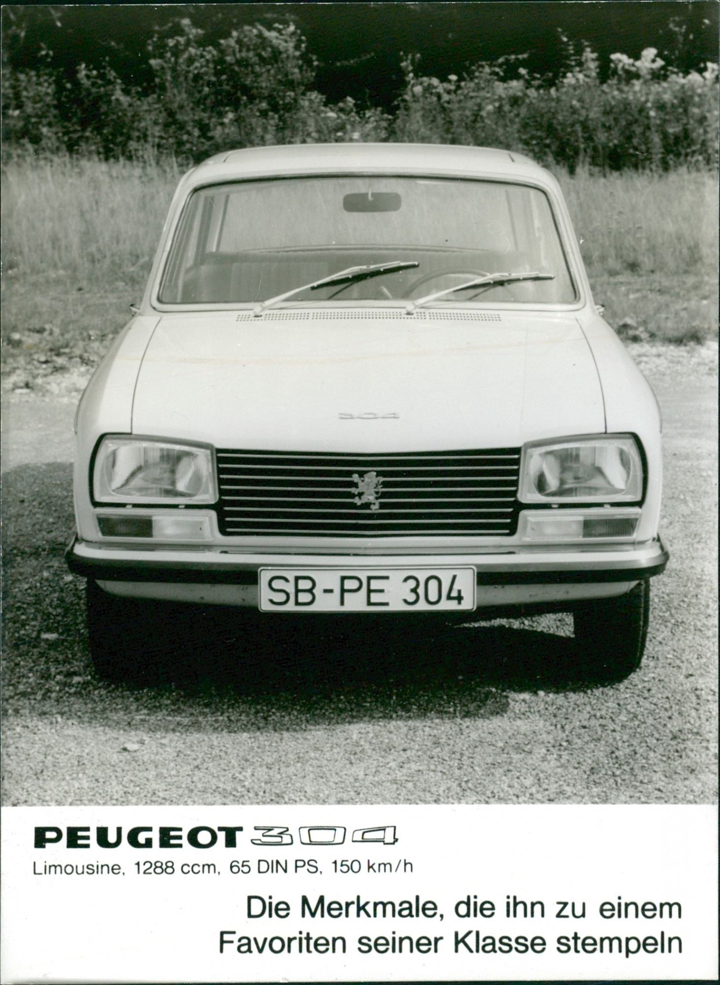 1969 Peugeot 304 - Vintage Photograph
