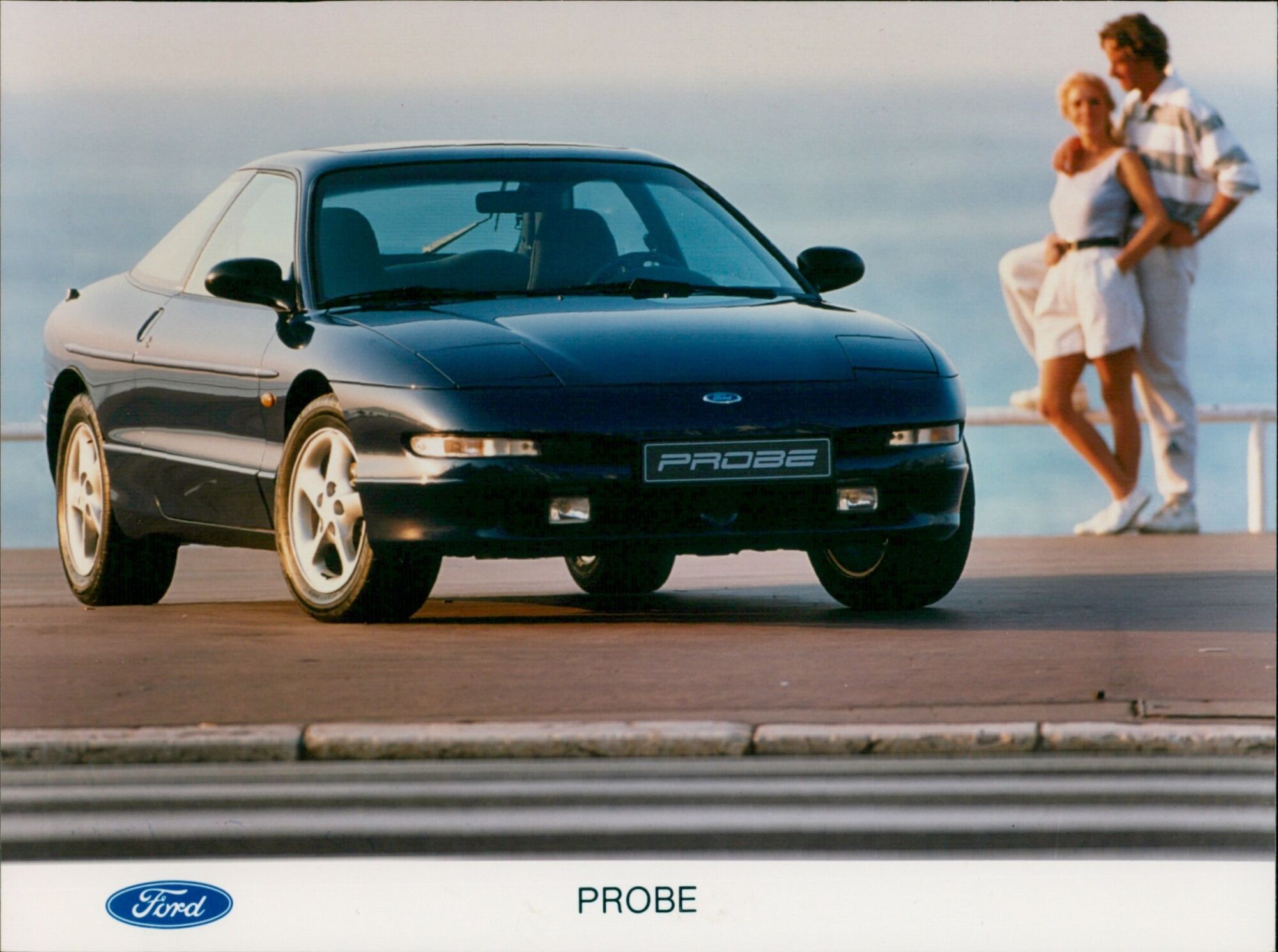 Ford Probes debut at the 1983 Motor Car Show. - Vintage Photograph