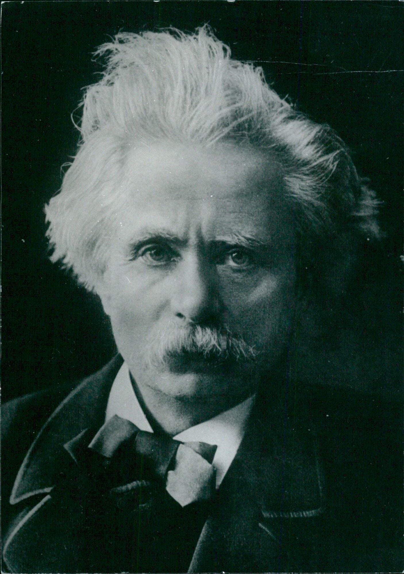 Norwegian composer Edvard Hagerup Grieg poses for a portrait in London