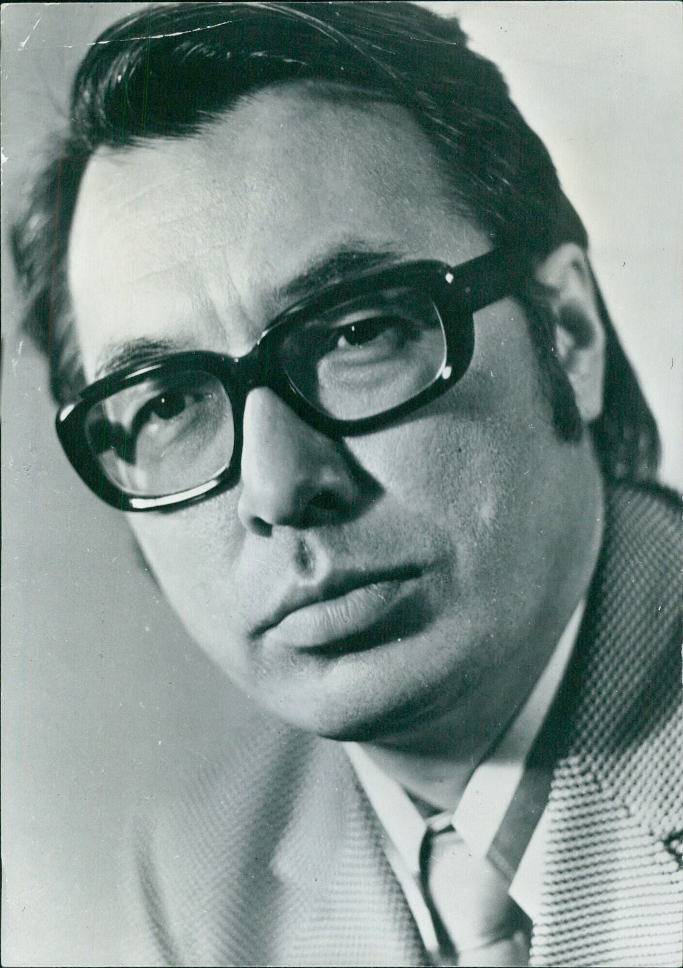 Famous Soviet writer Yury Sergeevich Rytheu poses for a portrait in 19