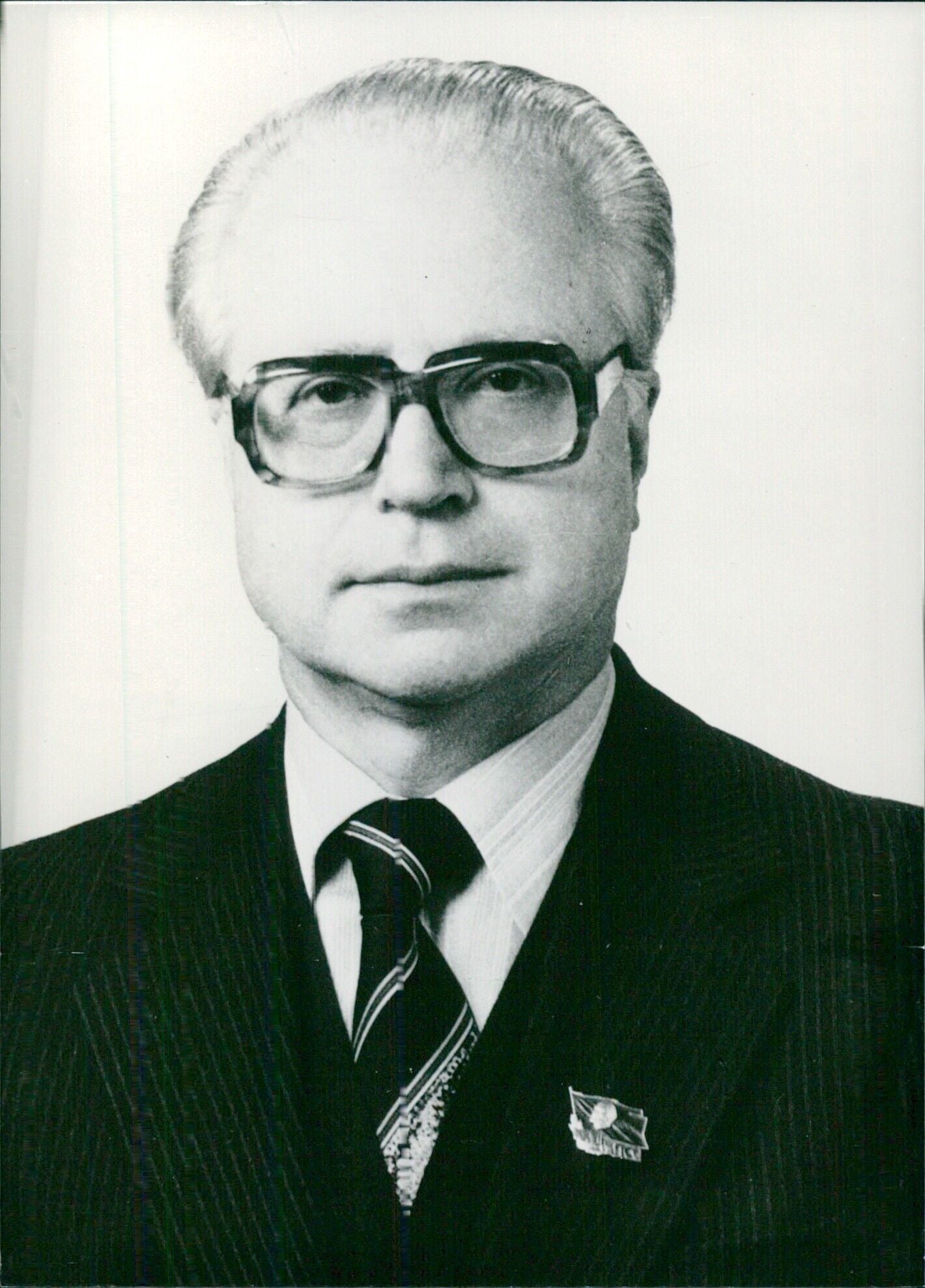 Soviet Diplomat Nikolai M. Lunkov, Ambassador to Italy - Vintage Photo