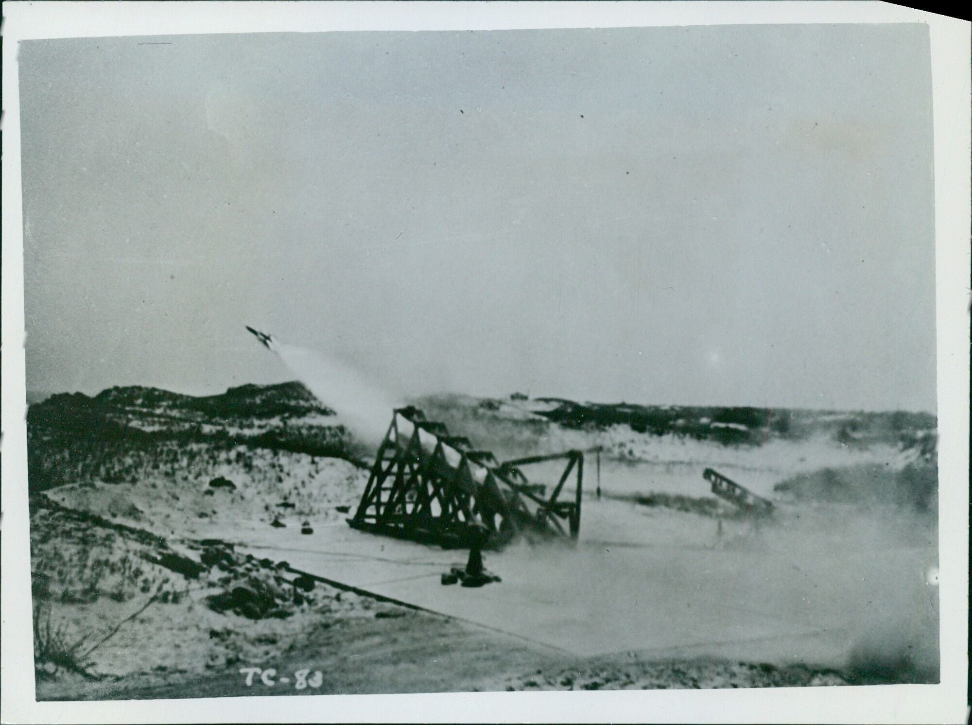 U.S. Navy Develops Revolutionary Ram Jet Engine - Vintage Photograph