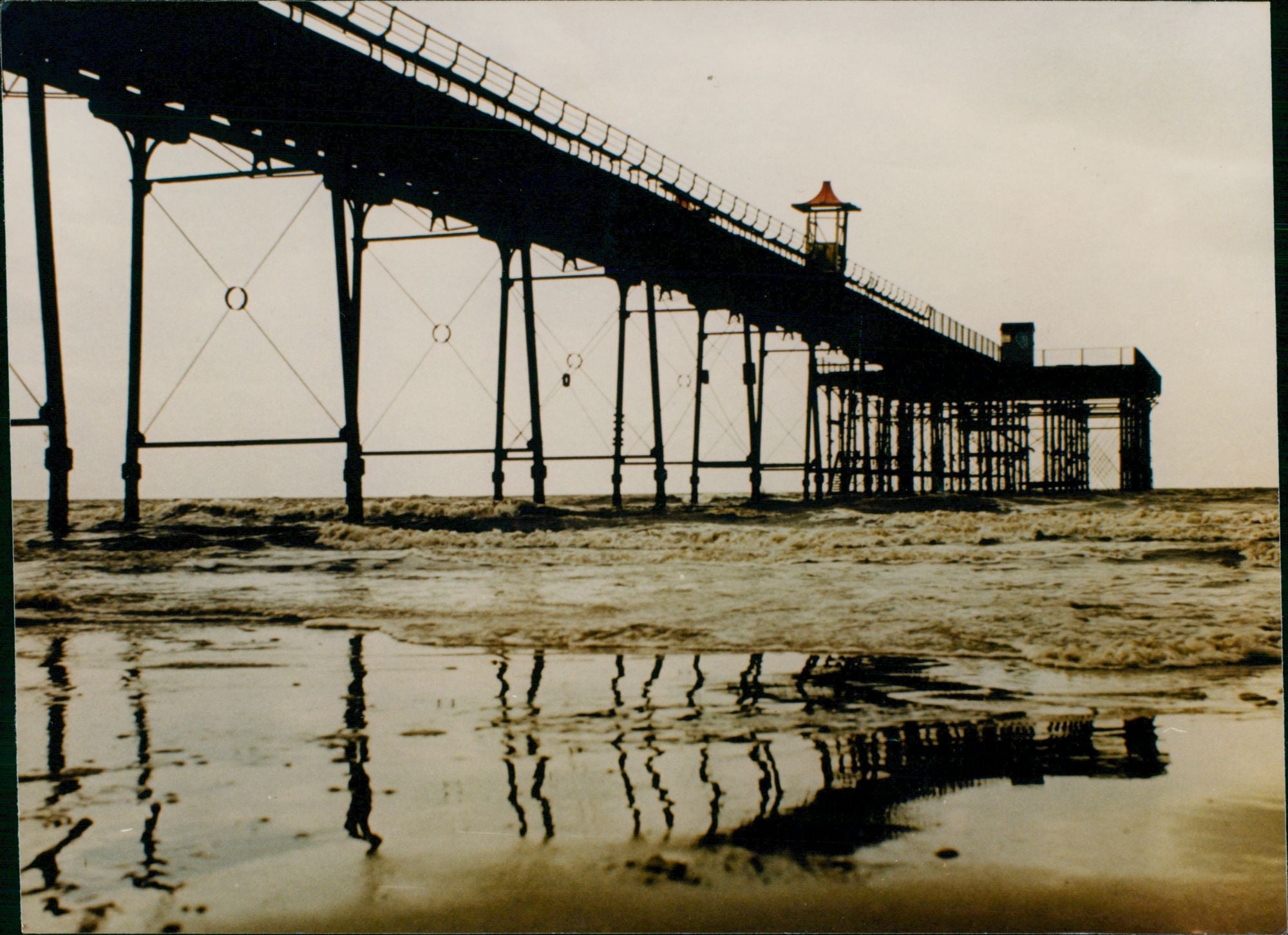 Hunstanton Beach Pier - Vintage Photograph