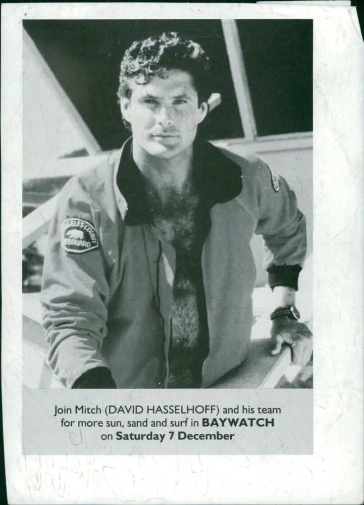 David Hasselhoff - Vintage Photograph