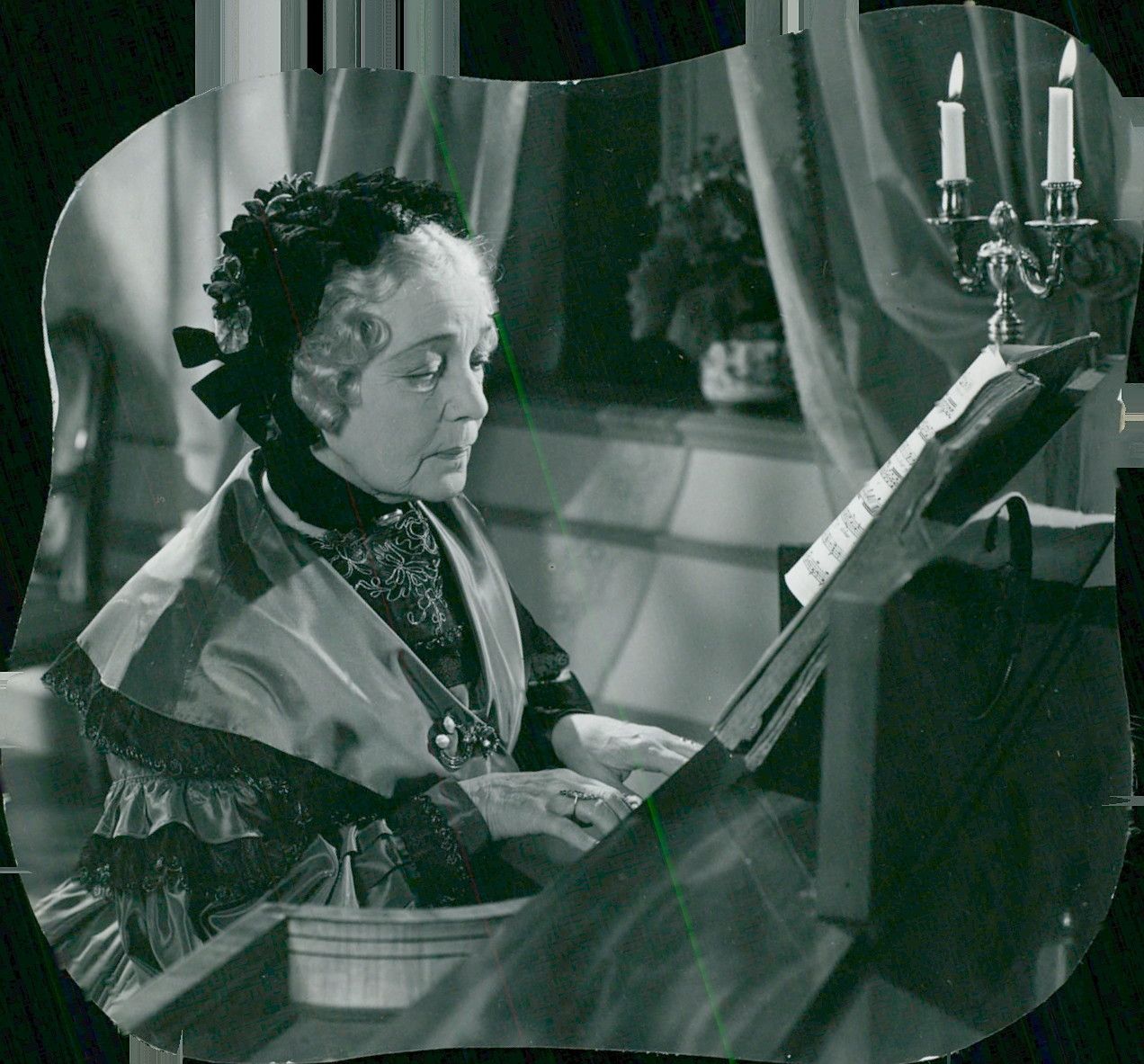 Hilda BorgstrÃ¶m, actress - 8 June 1941 - Vintage Photograph