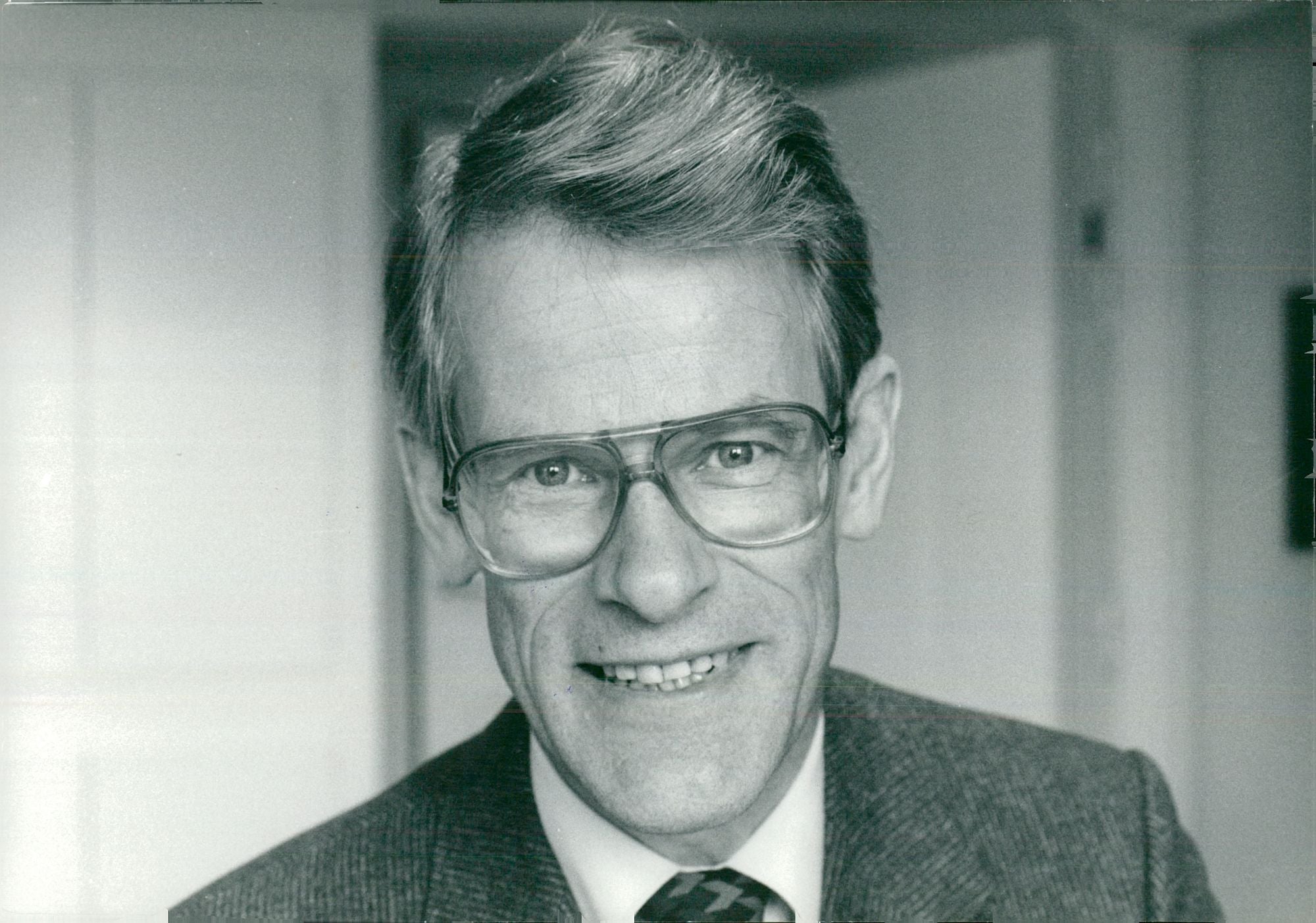 Ingvar Carlsson, politician (s), press conferences - Vintage Photograp