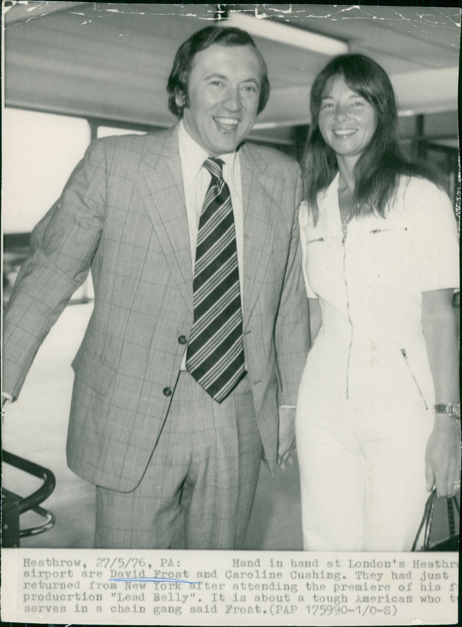 David Frost and Caroline Cushing - Vintage Photograph
