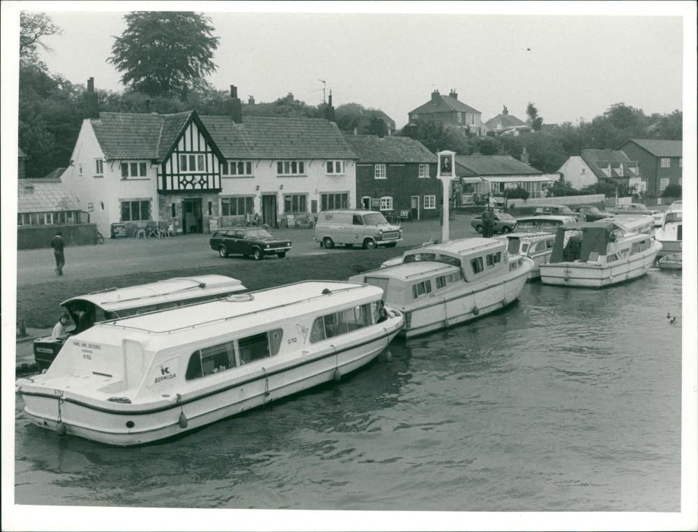 Reedham River Yare, Bure - Vintage Photograph