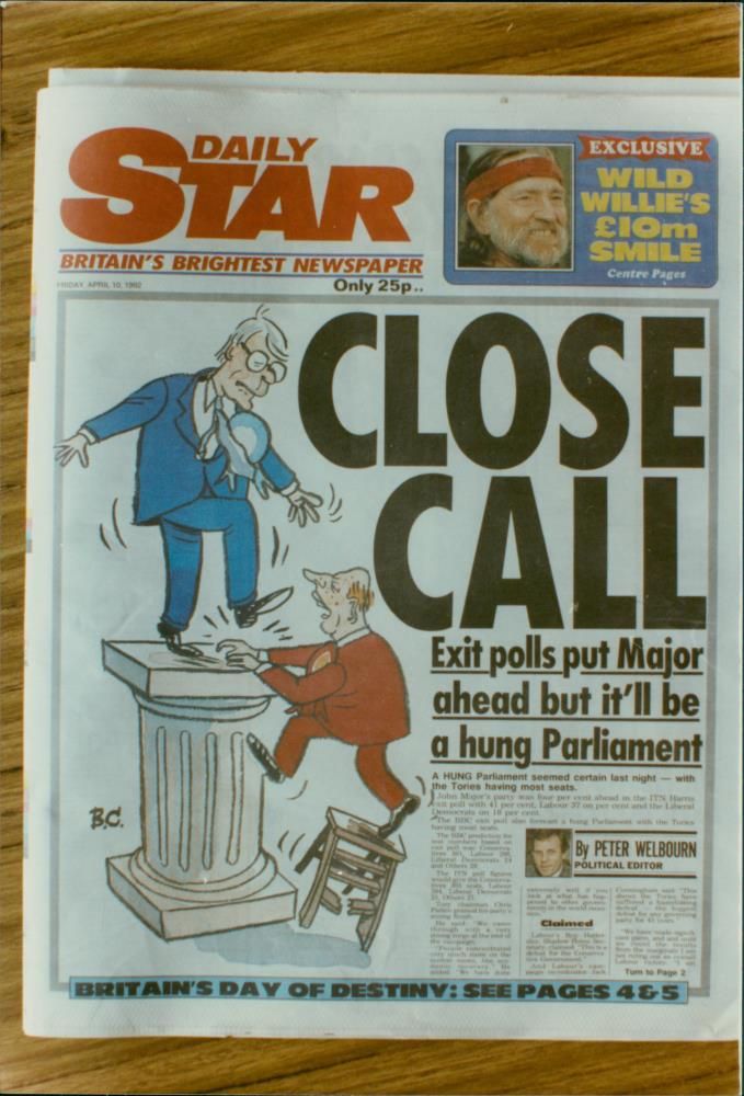 British tabloid 'Daily Star' - Vintage Photograph