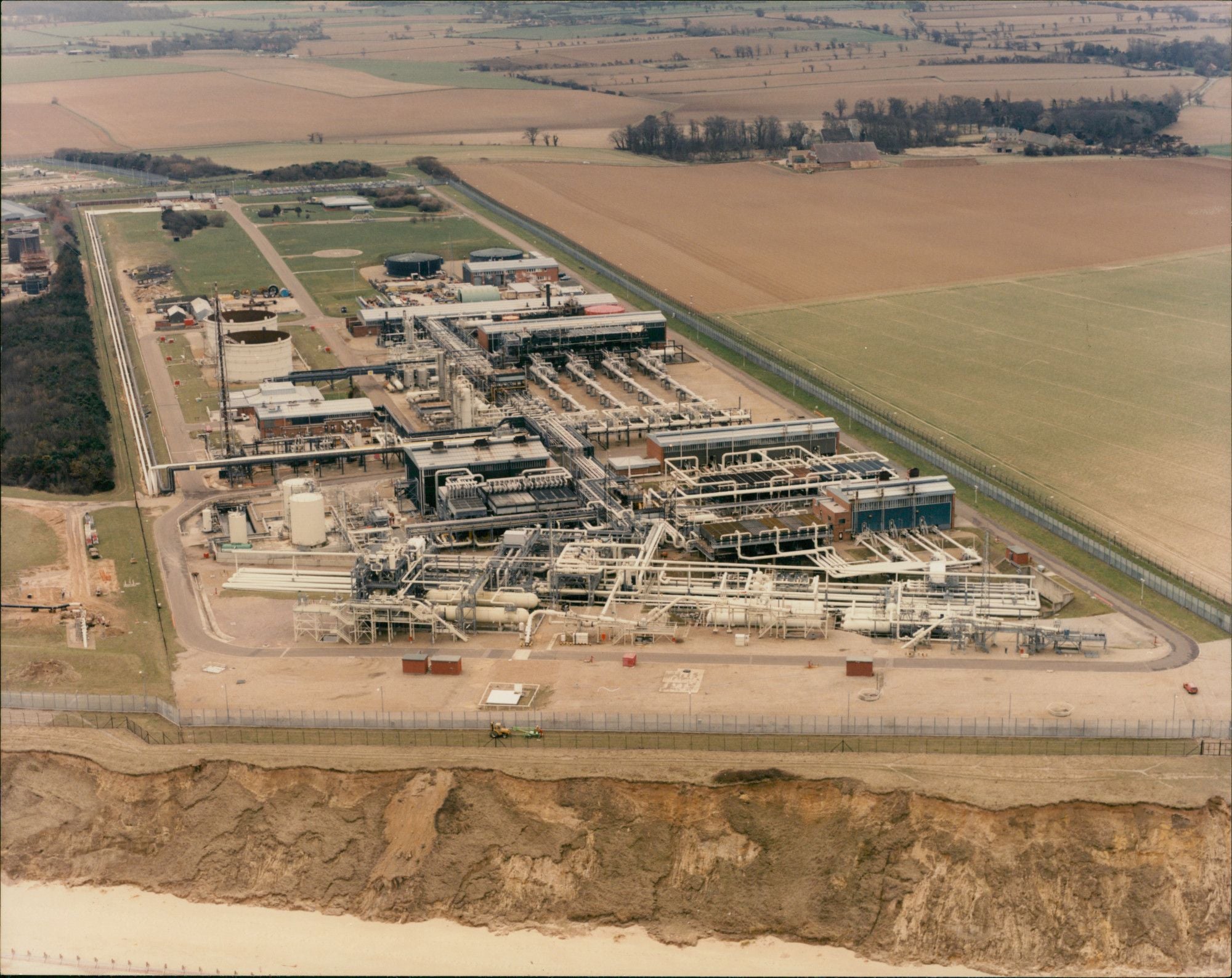 Gas Rigs and Workings - Vintage Photograph