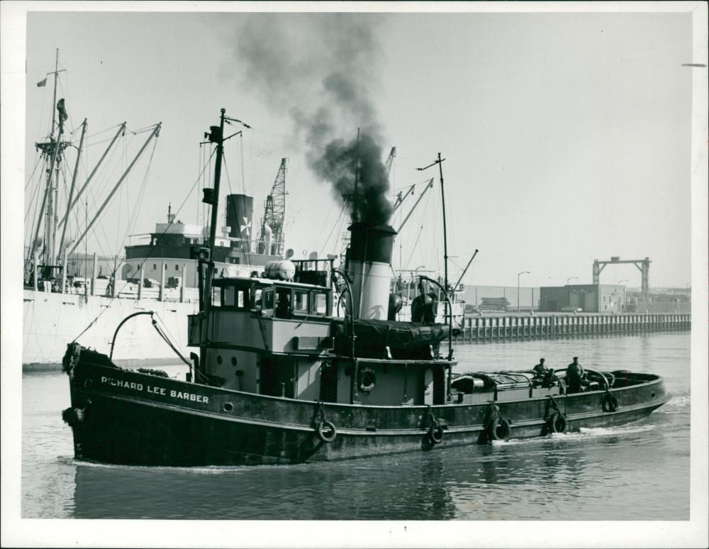 Barges Richard Lee Barber - Vintage Photograph