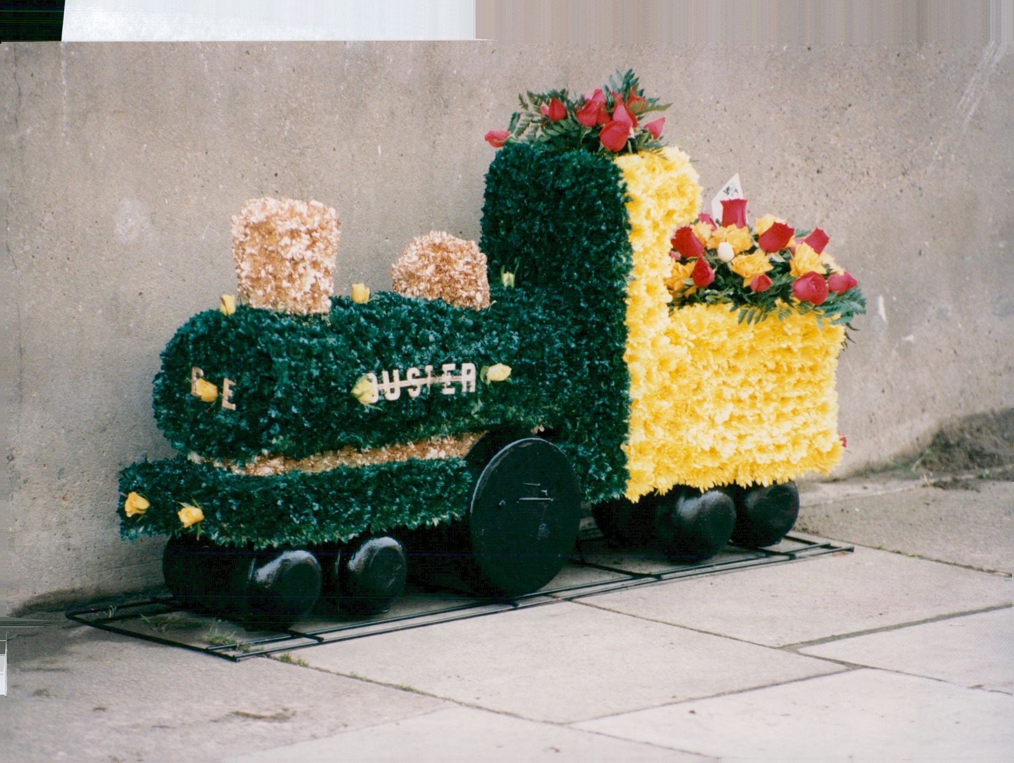 Buster Edwards foolish funeral - Vintage Photograph