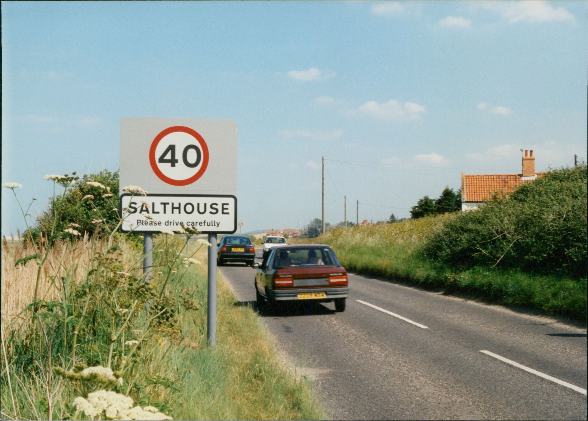 Road signs. - Vintage Photograph