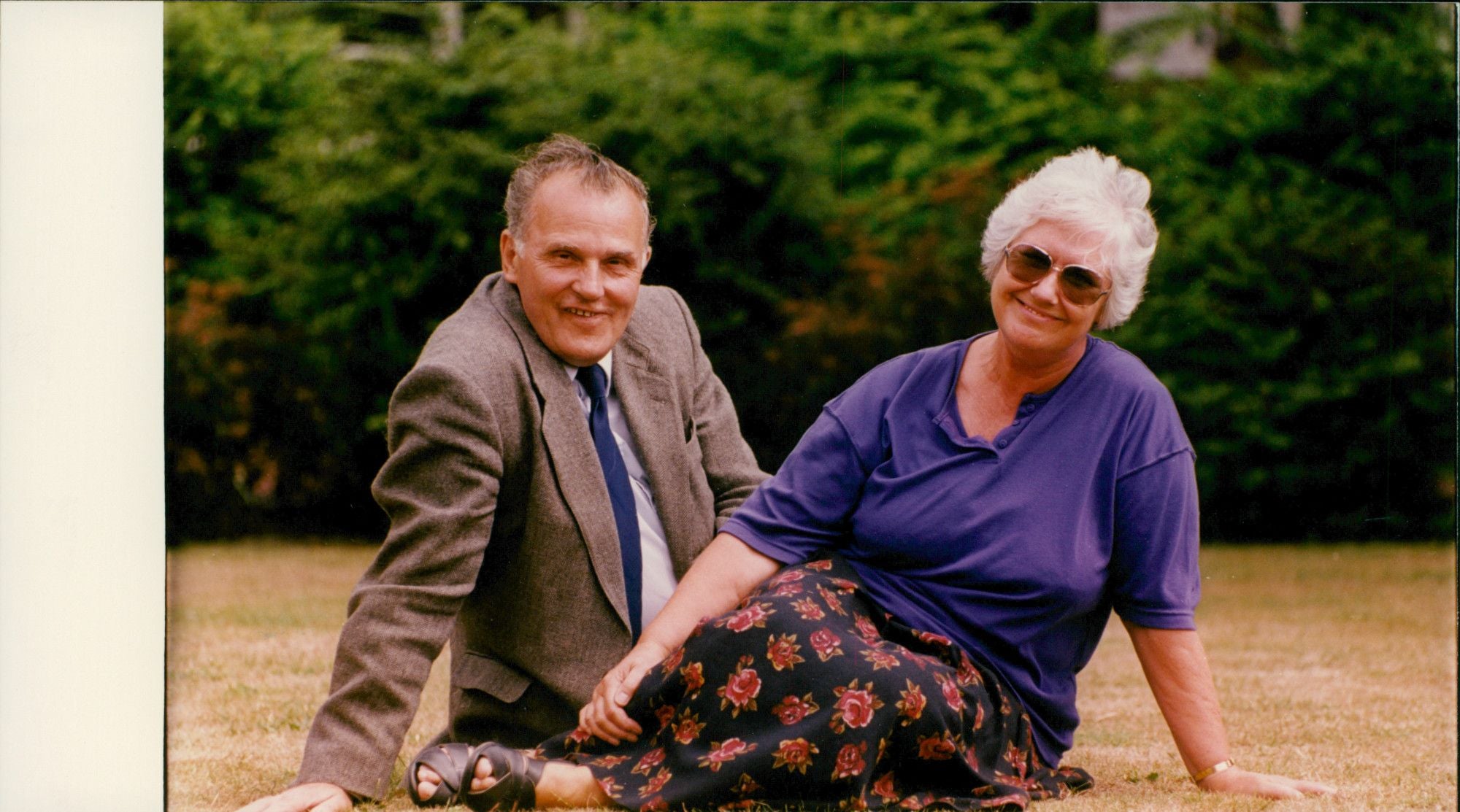 Barry Graves and his wife Barbena. - Vintage Photograph
