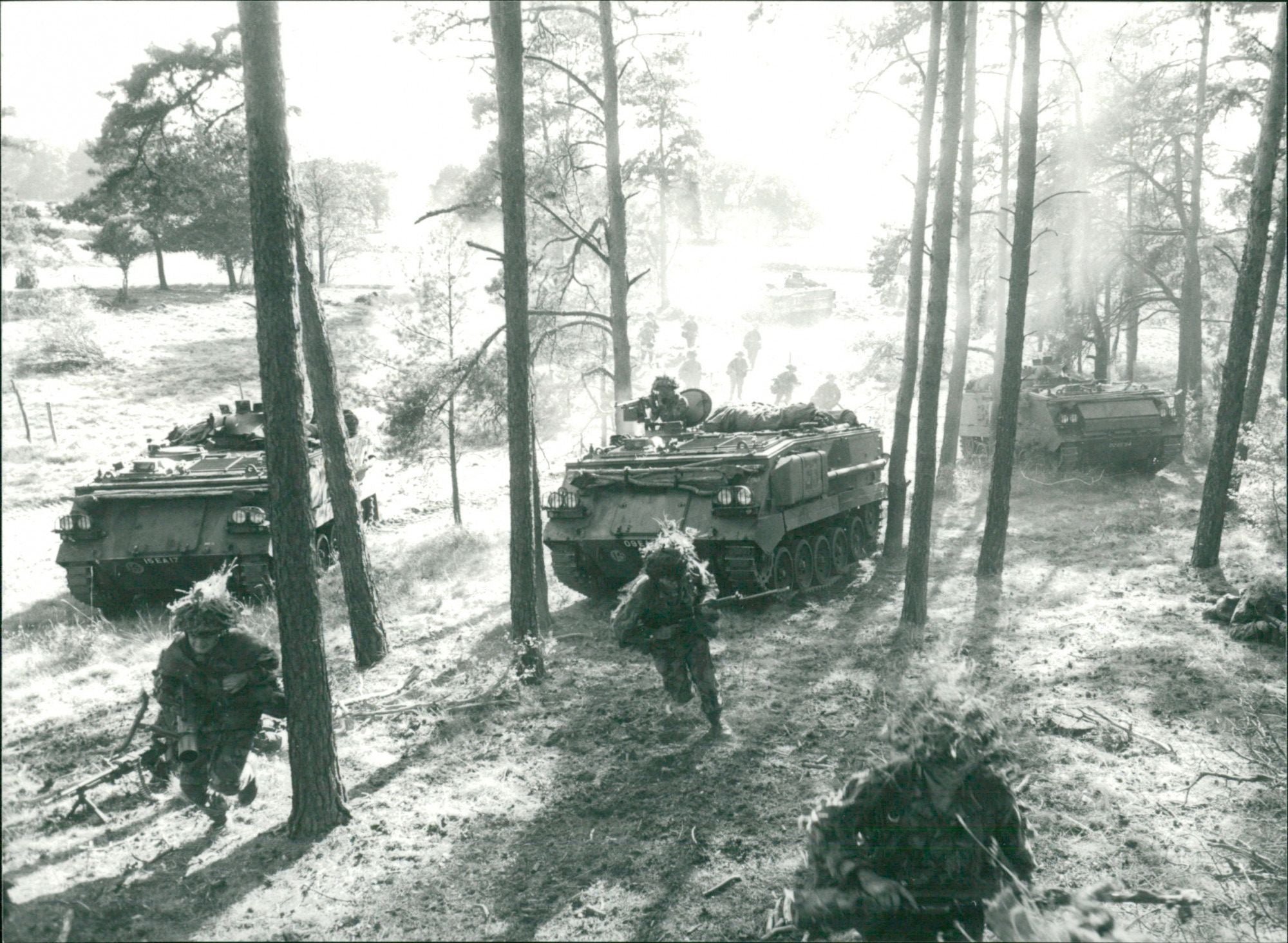 England: Defense / Army since 1980 - Vintage Photograph