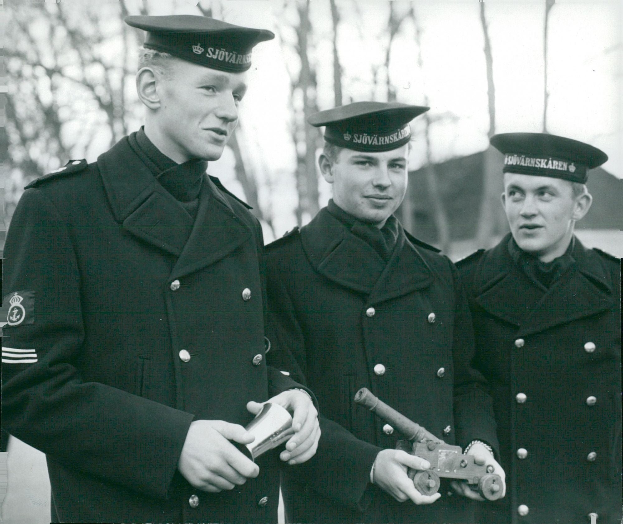 1959 SJOVARNSKARENS MANAGER COMMANDER LINDGREN CAPTAIN GHAMILTON ROTH