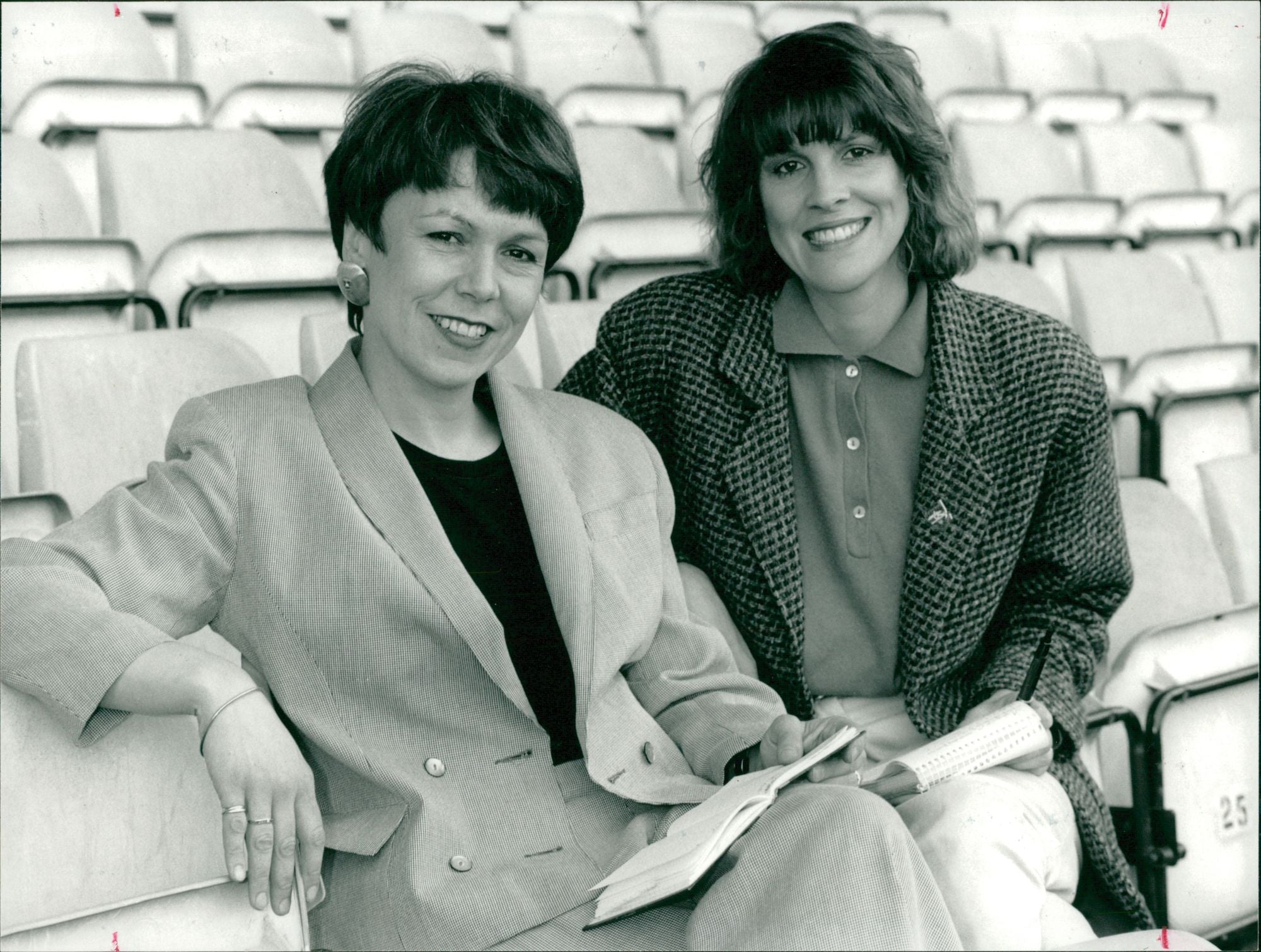 Jackie Spreckley and Sue Mott. - Vintage Photograph