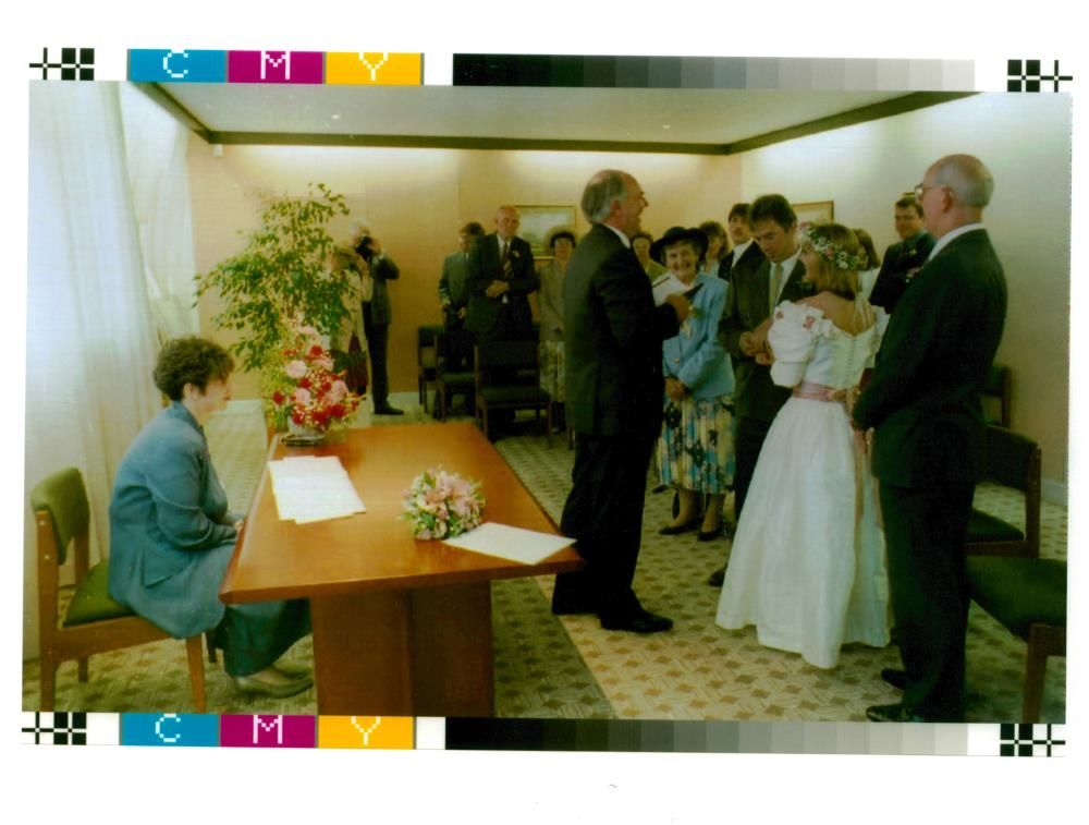 Wedding of Tracy and Michael Beirne - Vintage Photograph