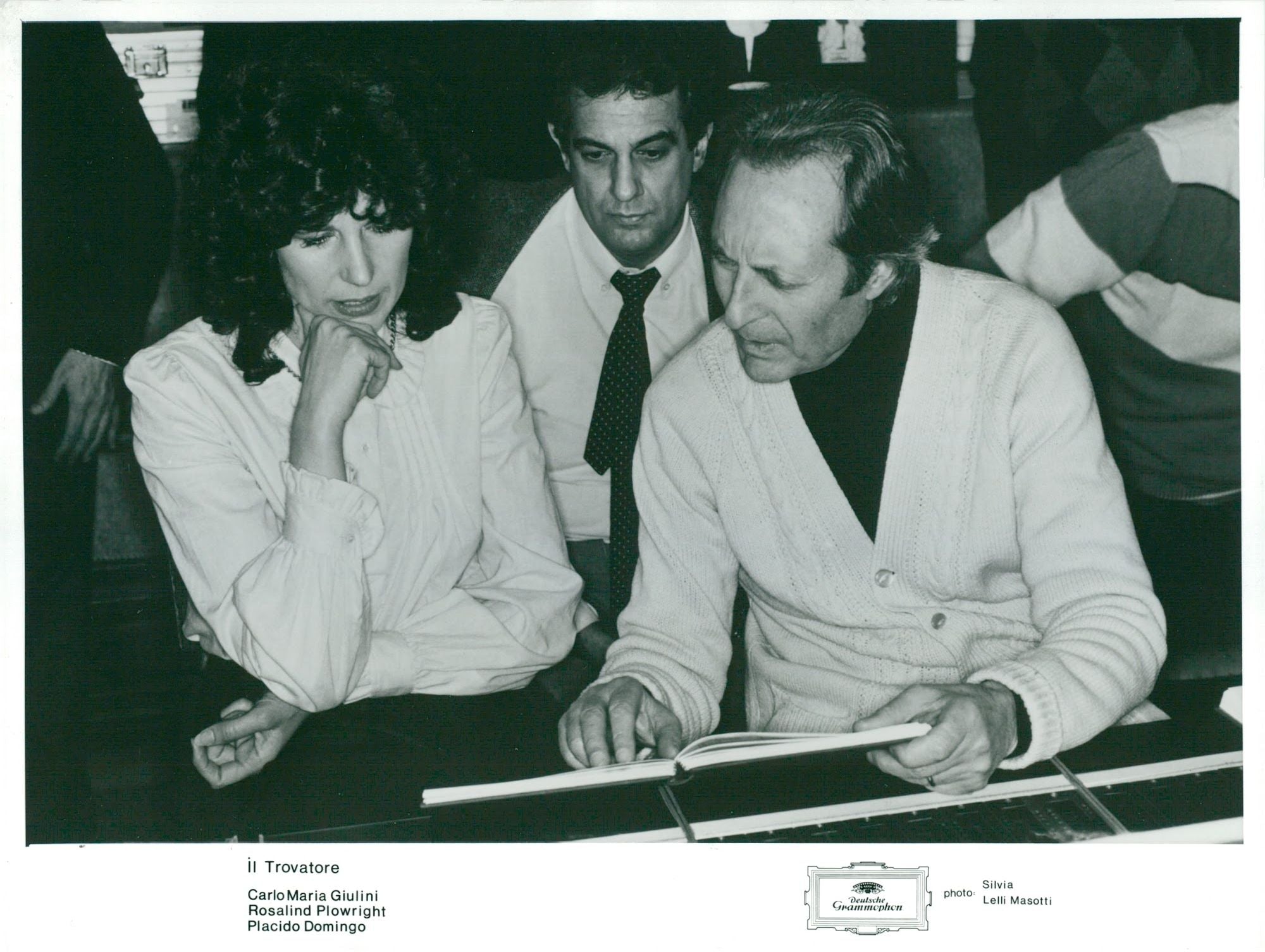 Carlo Maria Giulini, Rosalind Plowright, Placido Domingo, 1984. - Vint