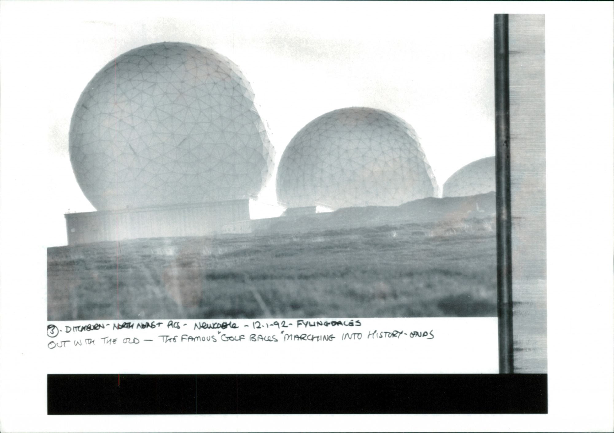 Ballistic Missile Early Warning System - Vintage Photograph