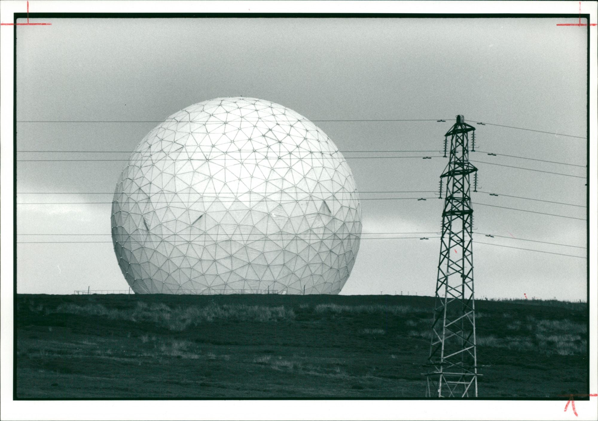 Ballistic Missile Early Warning System - Vintage Photograph