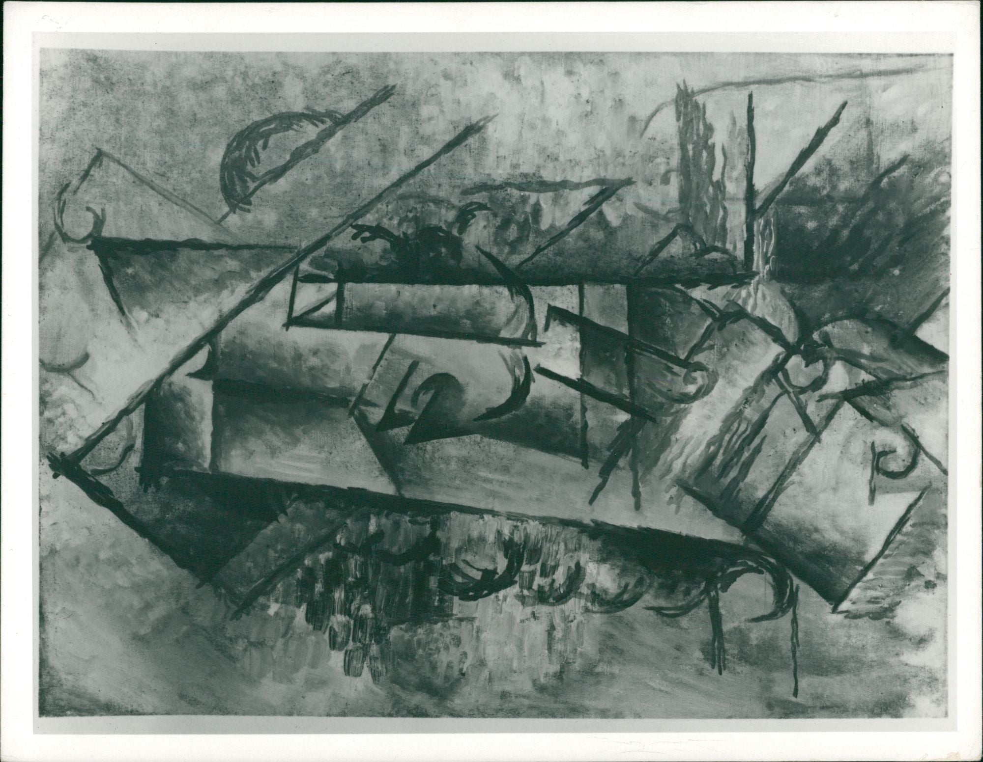 Buffalo bill of Pablo Picasso. - Vintage Photograph