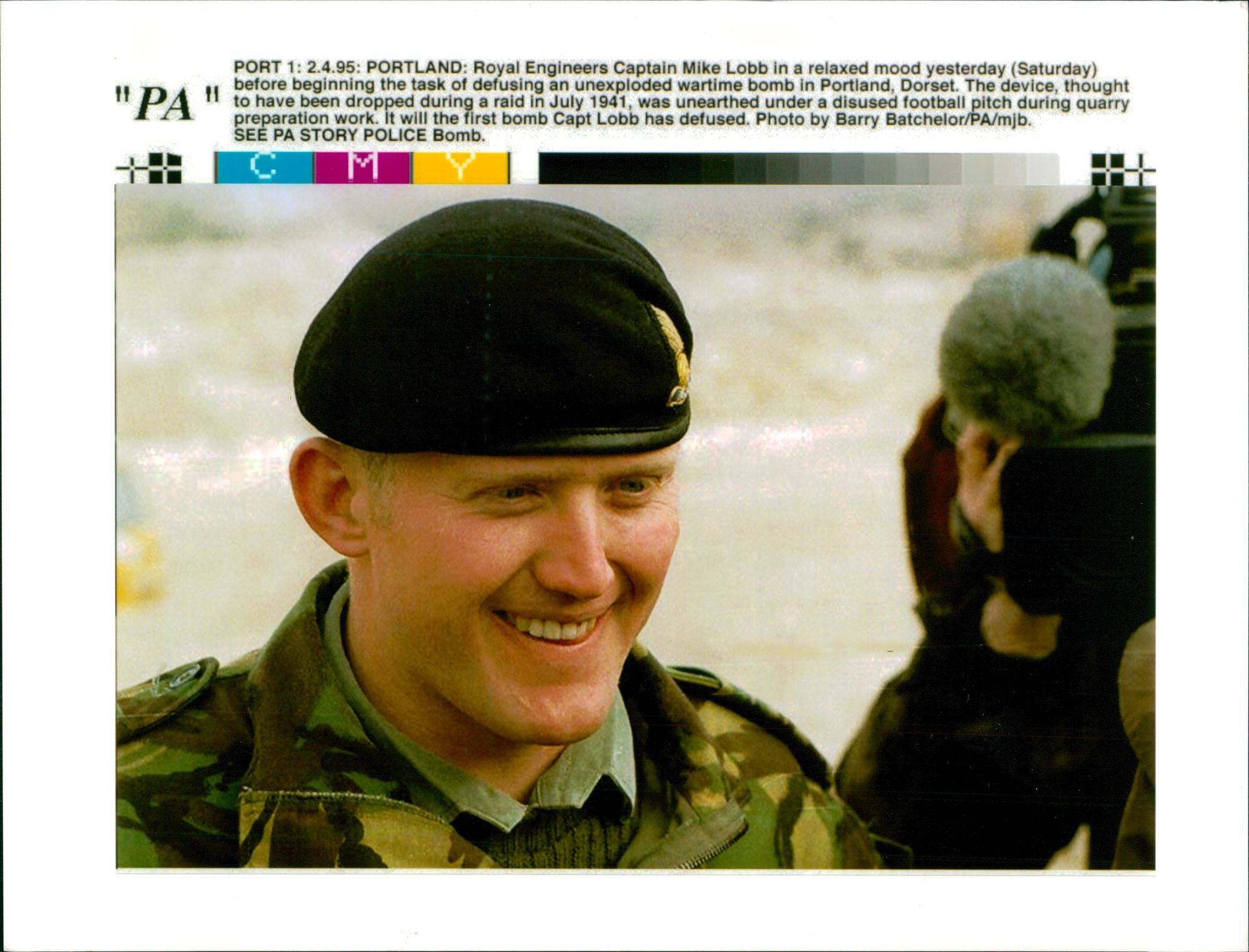 Captain Mike Lobb - Vintage Photograph