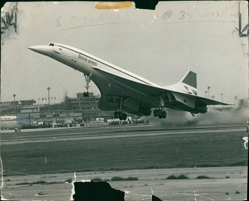 Aircraft Concorde - Vintage Photograph