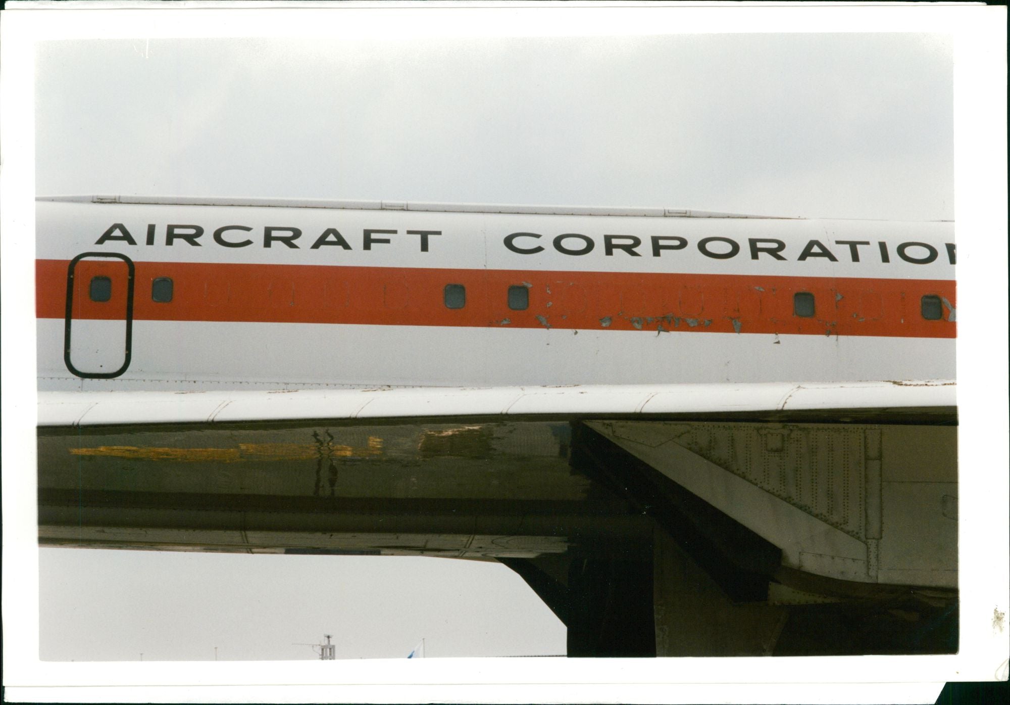 Concorde Supersonic airliner. - Vintage Photograph