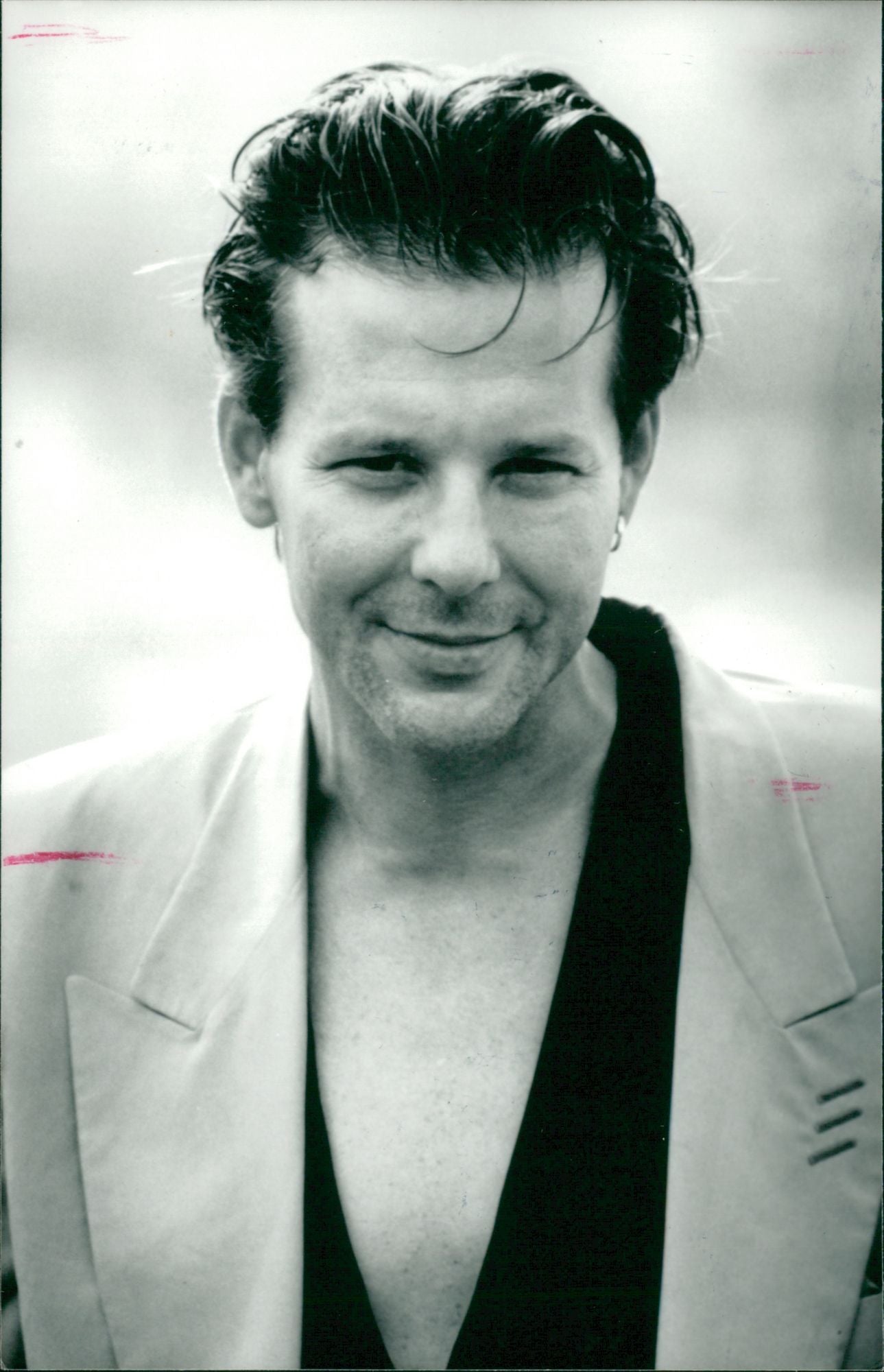 Mickey Rourke American actor - Vintage Photograph