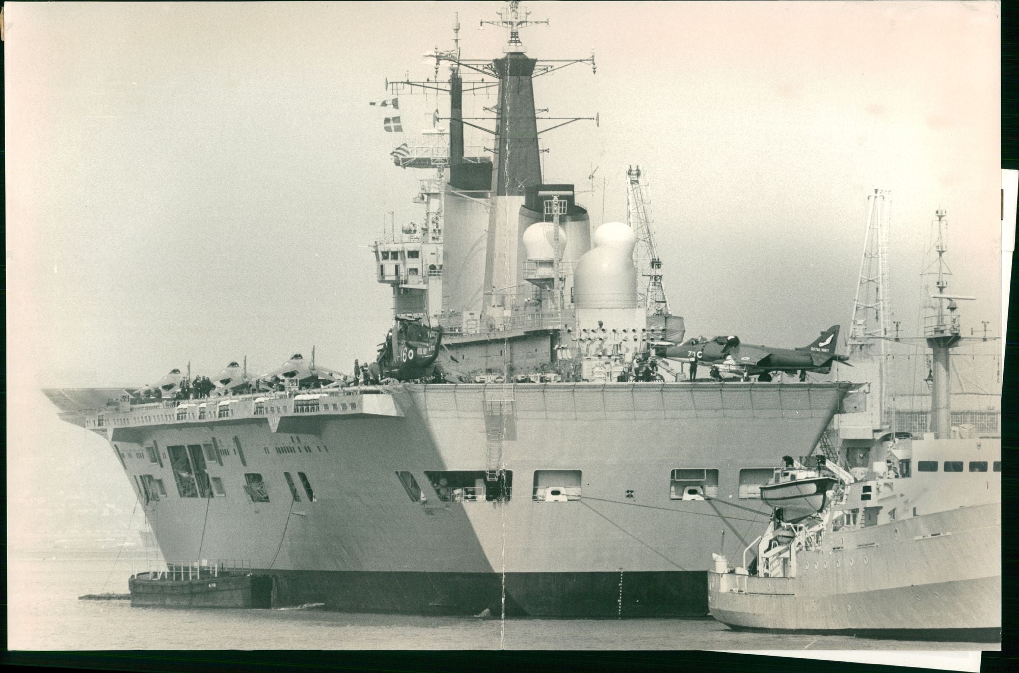 HMS Invincible was the Royal Navy's lead ship of the three light aircr