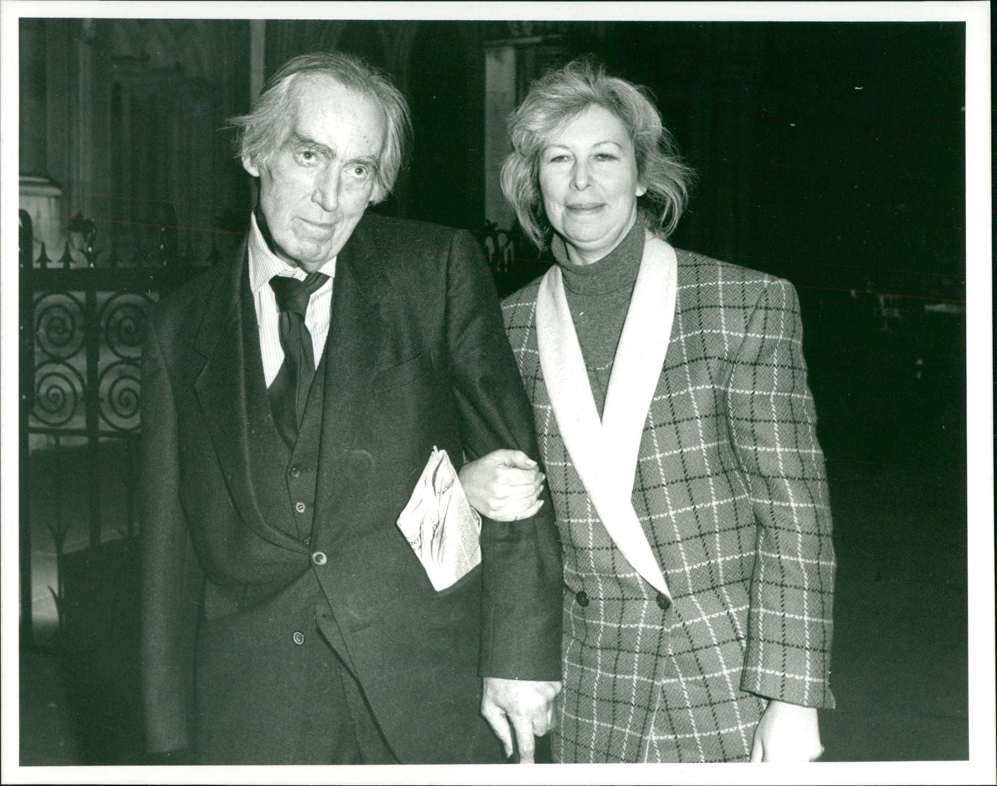 Barrister William Rees-Davies with wife Sharlie - Vintage Photograph