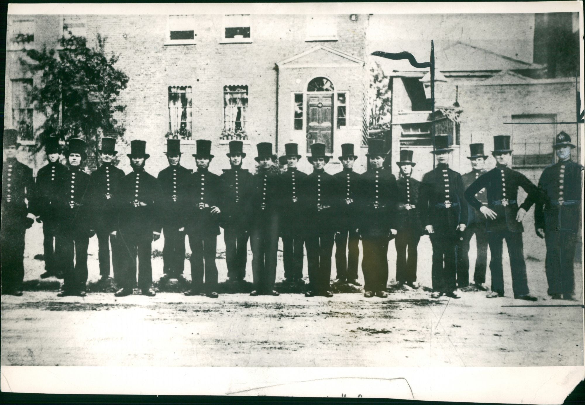 coppers' toppers - Vintage Photograph