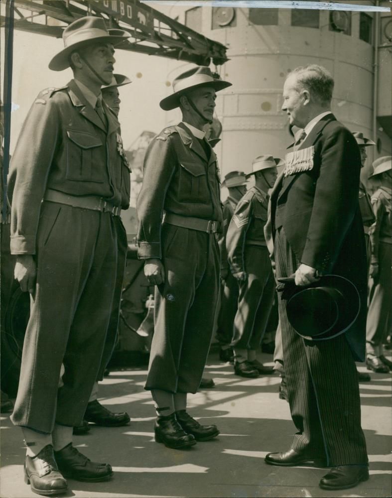 Sir Thomas White and Major B. Archibald. - Vintage Photograph