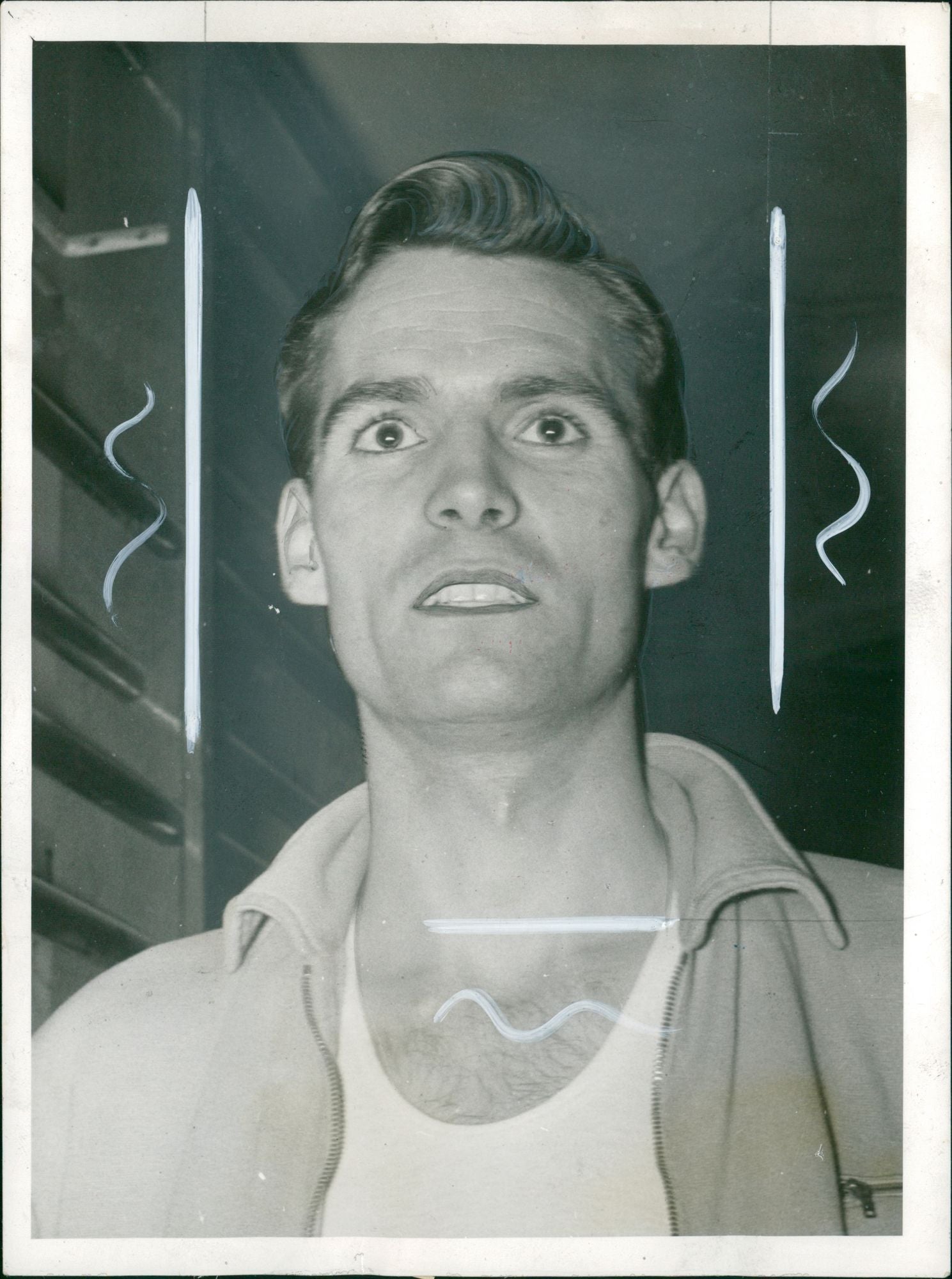 Eric Shirley Olympic athlete. - Vintage Photograph