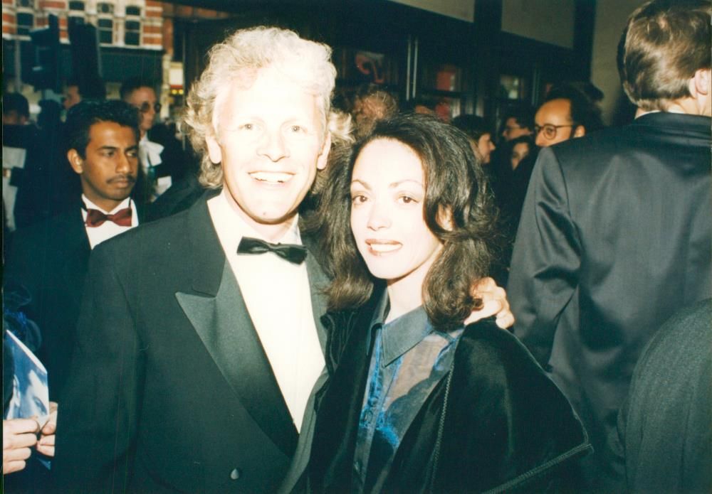 English actor Paul Nicholas with his wife Linzi Nicholas - Vintage Pho