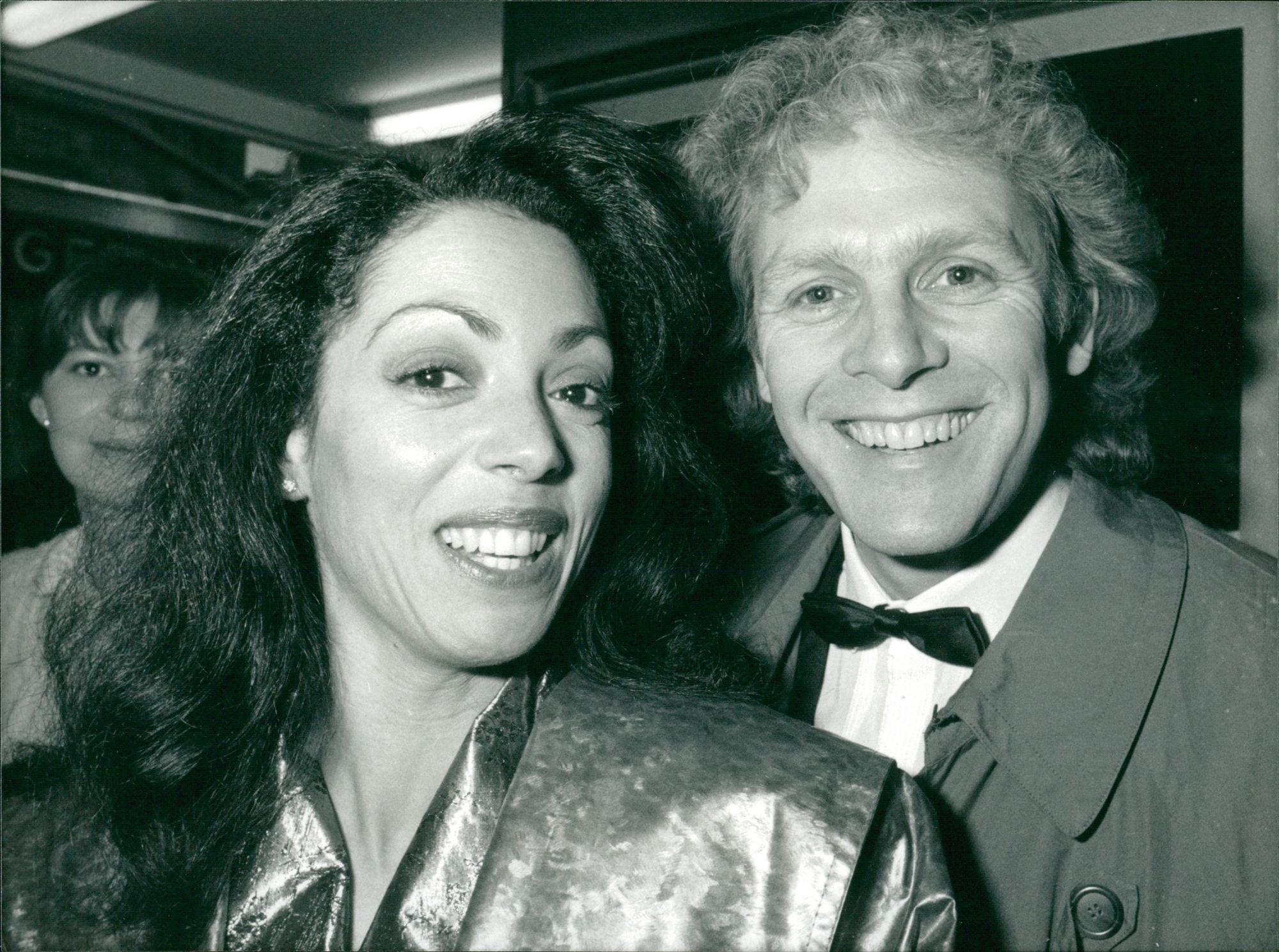 English actor Paul Nicholas with his wife Lindzi Spelling - Vintage Ph