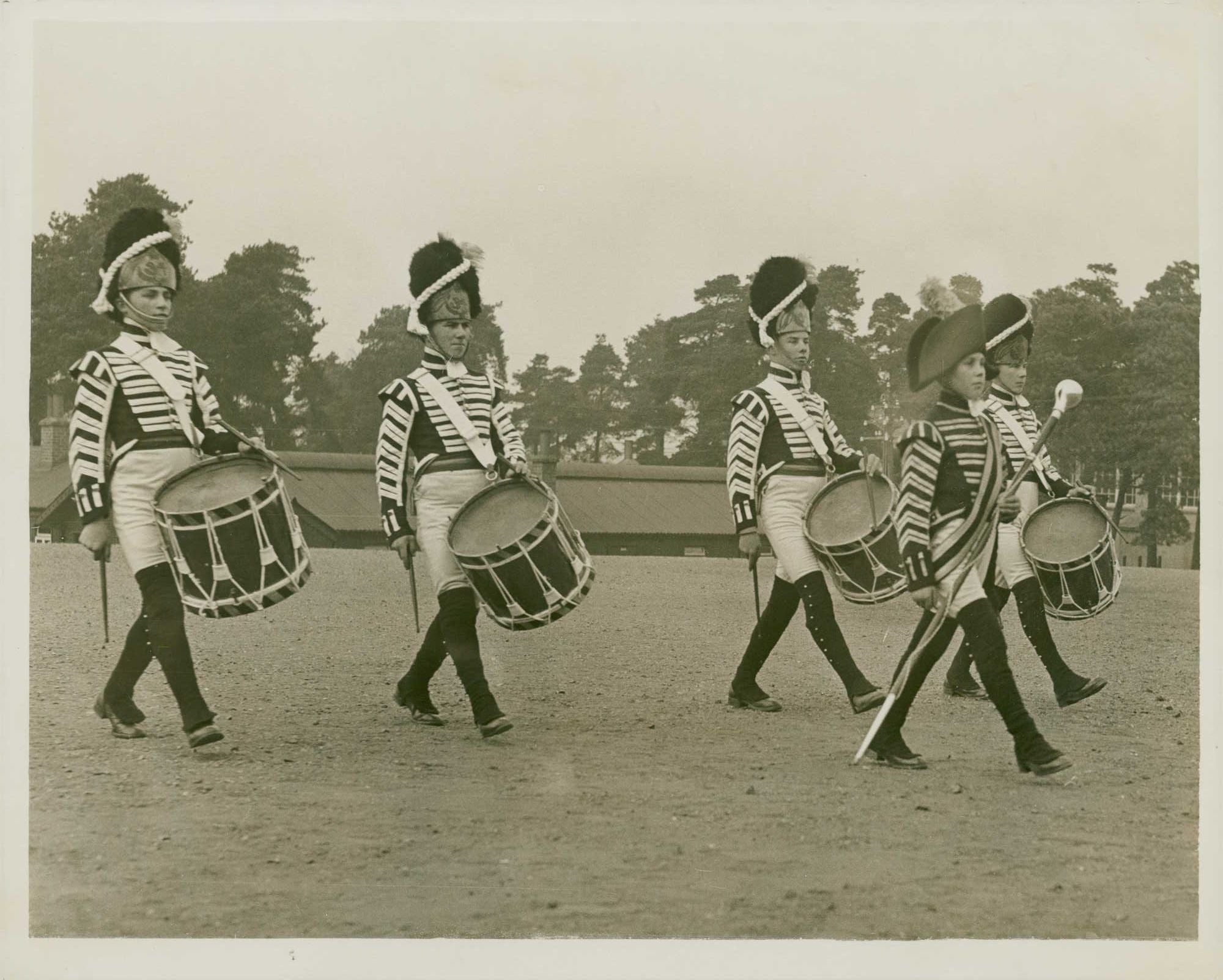 Border Regiment at Guadaloupe Barracks, Bordon Camp - Vintage Photogra