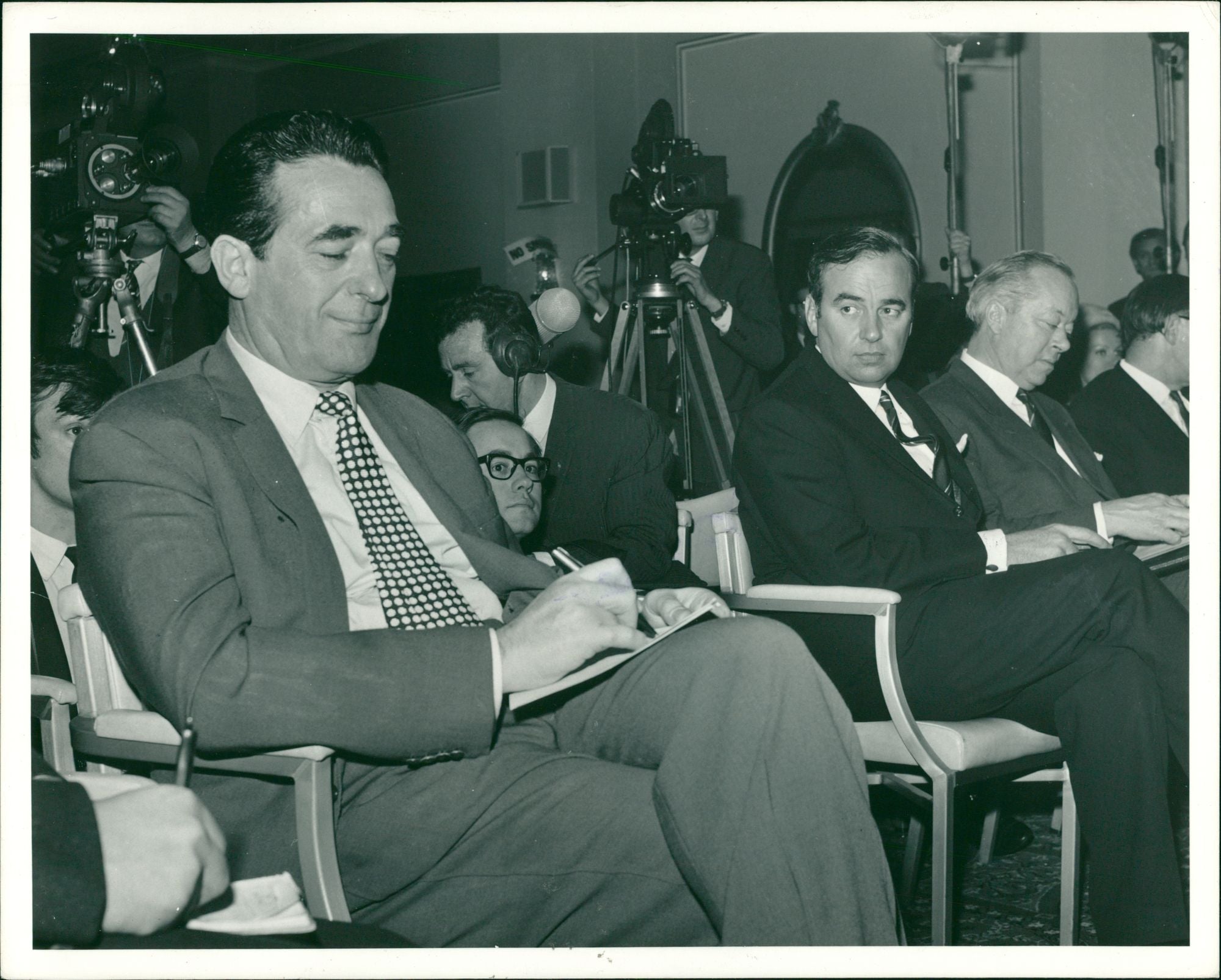 Robert Maxwell with rupert - Vintage Photograph