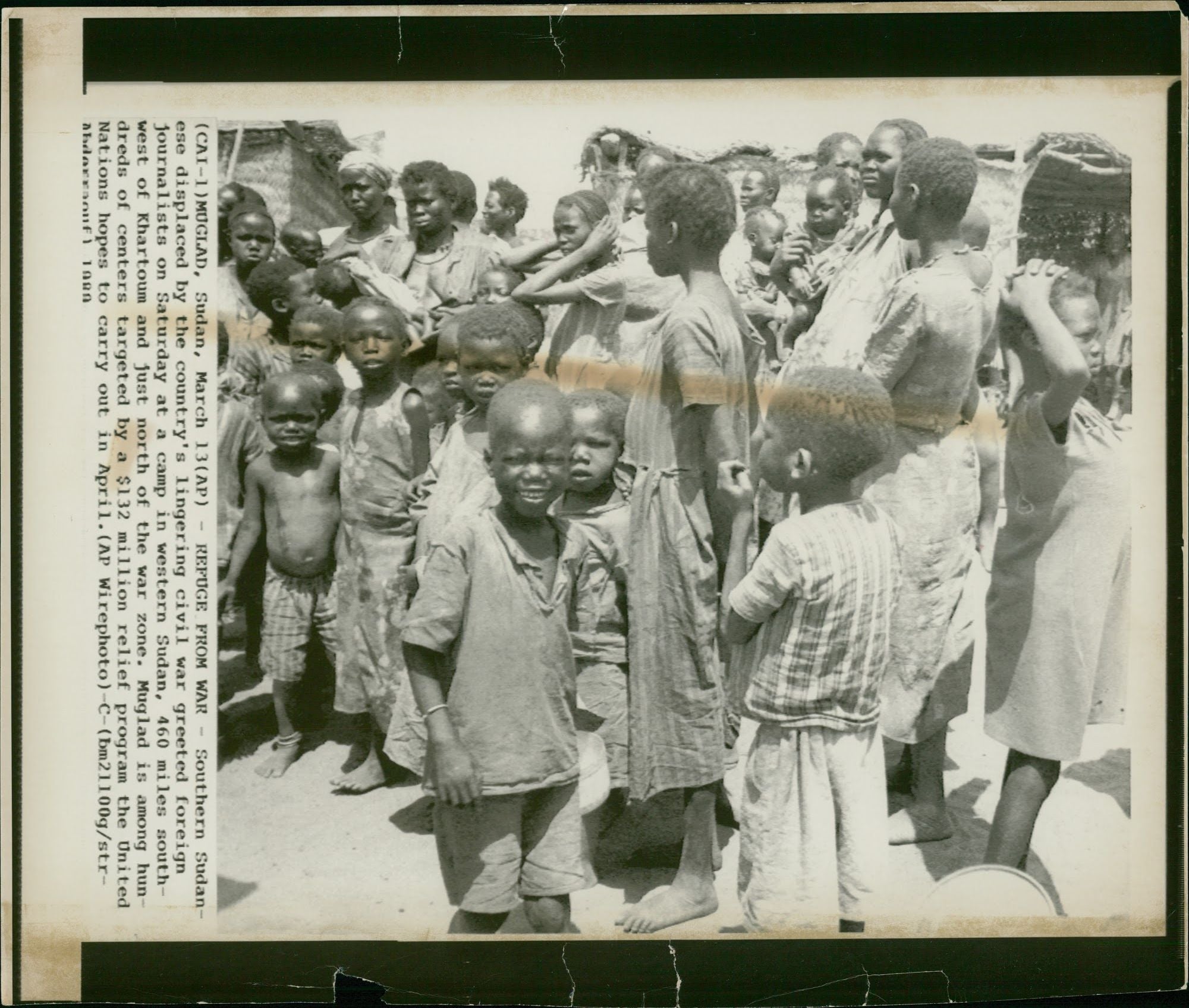 Second Sudanese Civil War - Vintage Photograph
