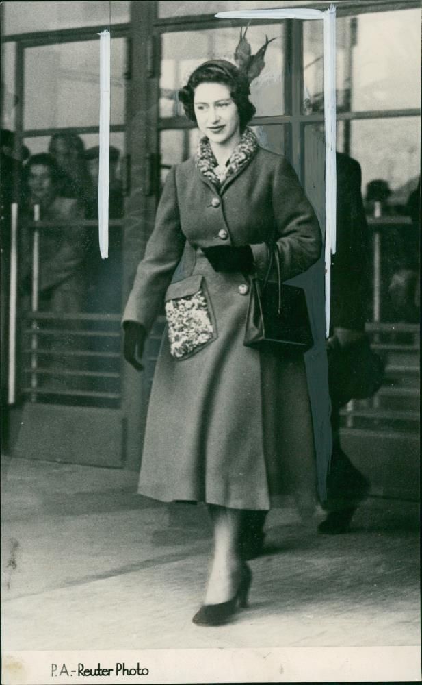 Princess Margaret, Countess of Snowdon. - Vintage Photograph