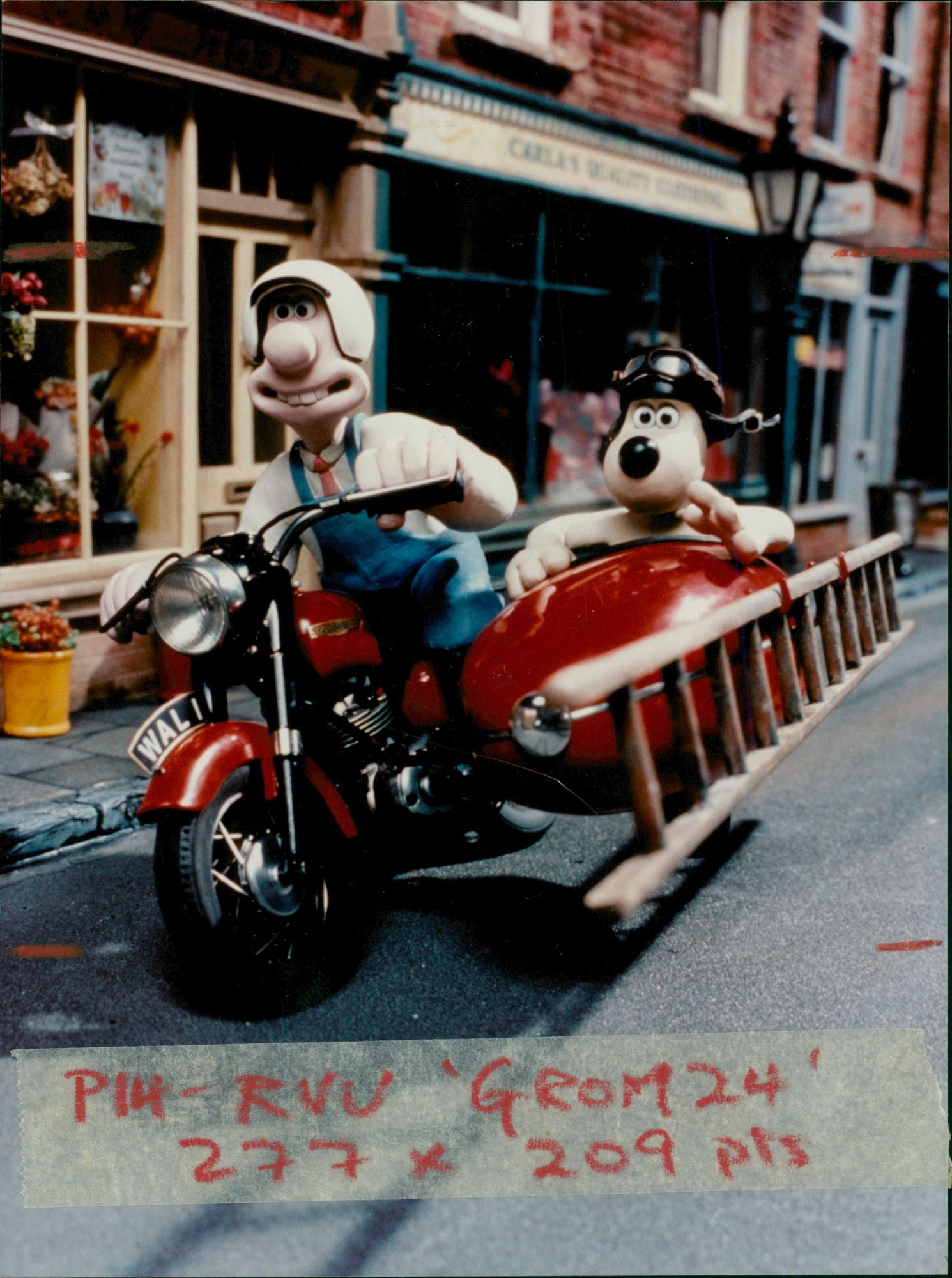 Wallace and Gromit British animated series - Vintage Photograph