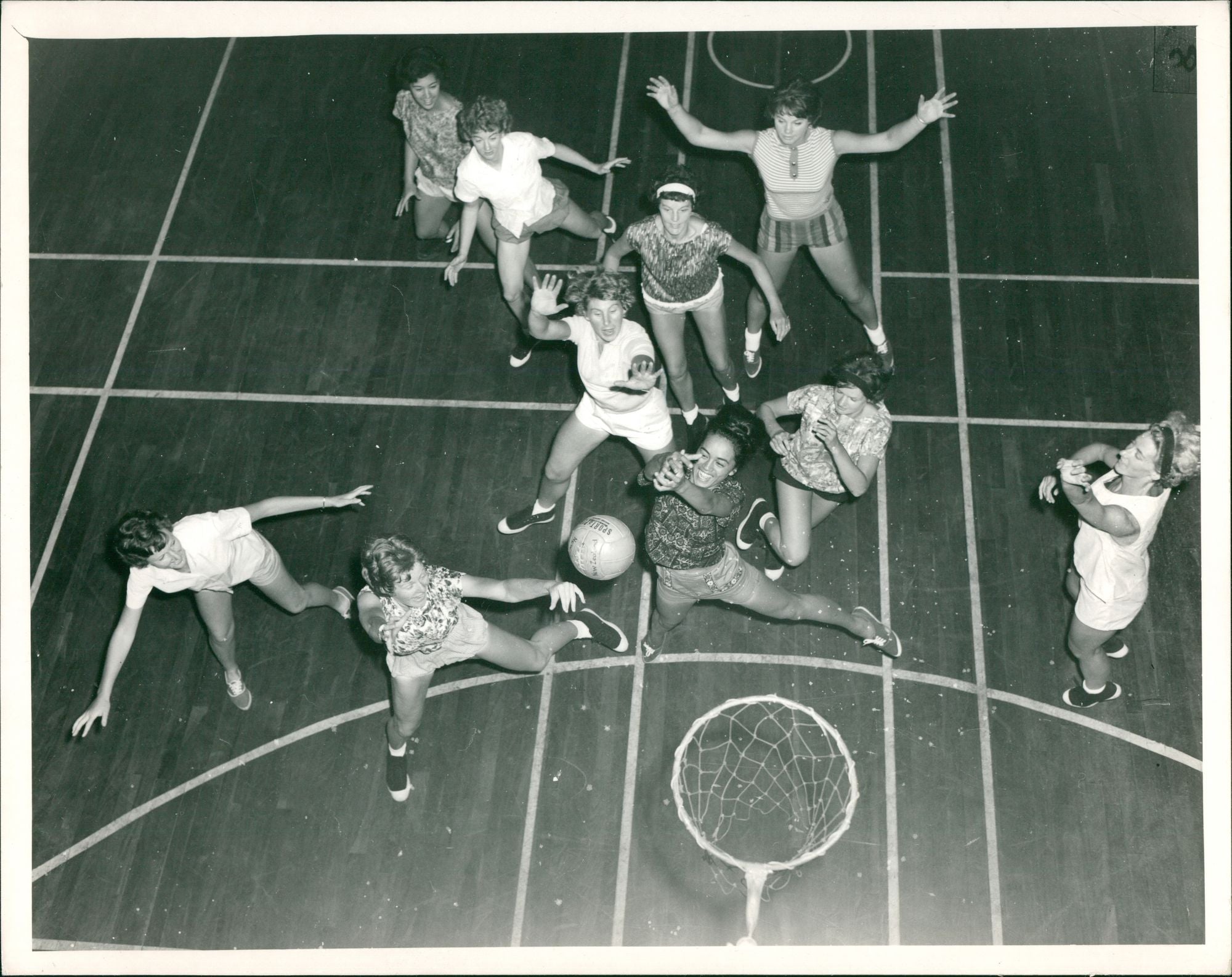 Netball And Basketball - Vintage Photograph