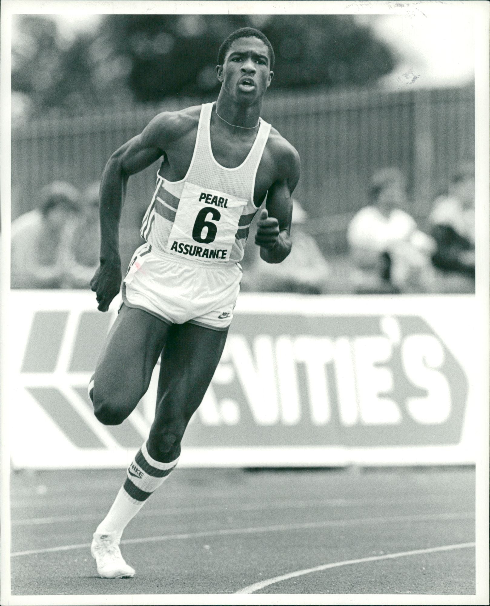 Derek Redmond British athlete. - Vintage Photograph