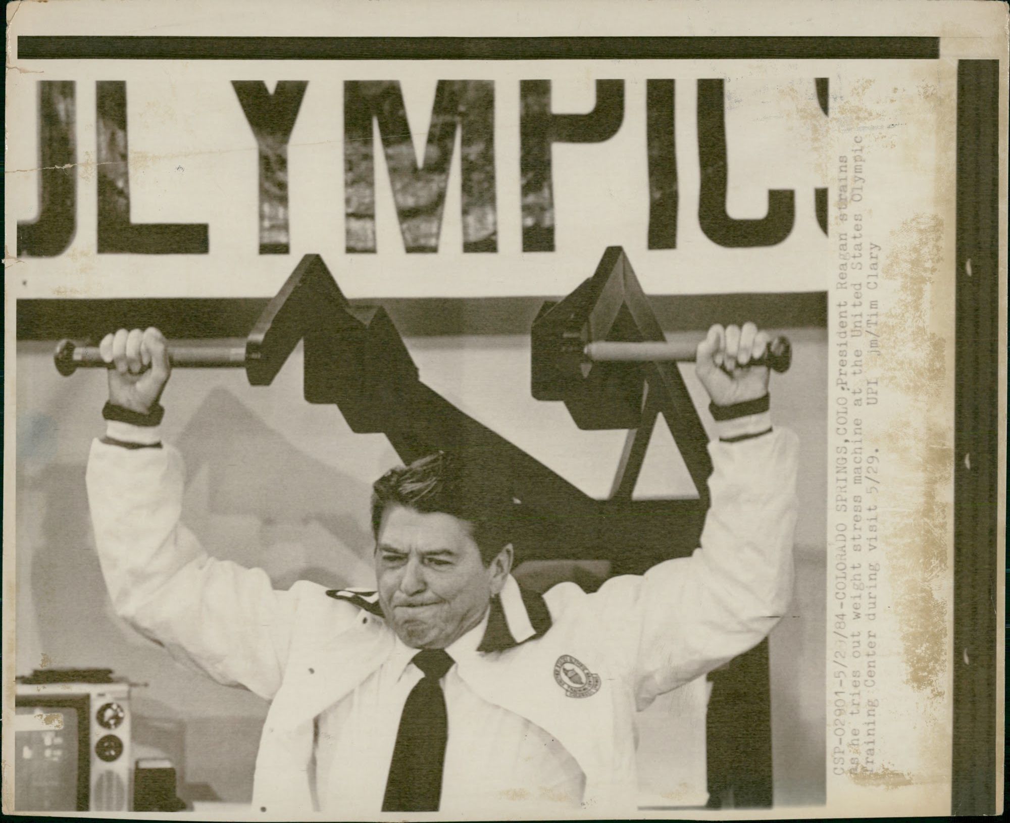 Ronald Reagan 1989. - Vintage Photograph